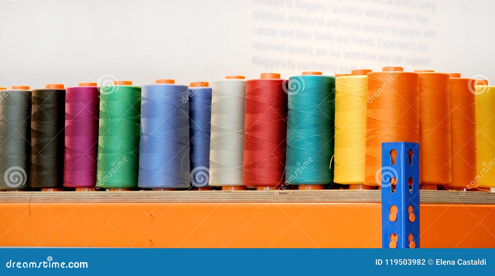 The colored coil of thread stock photo. Image of skein - 119503982