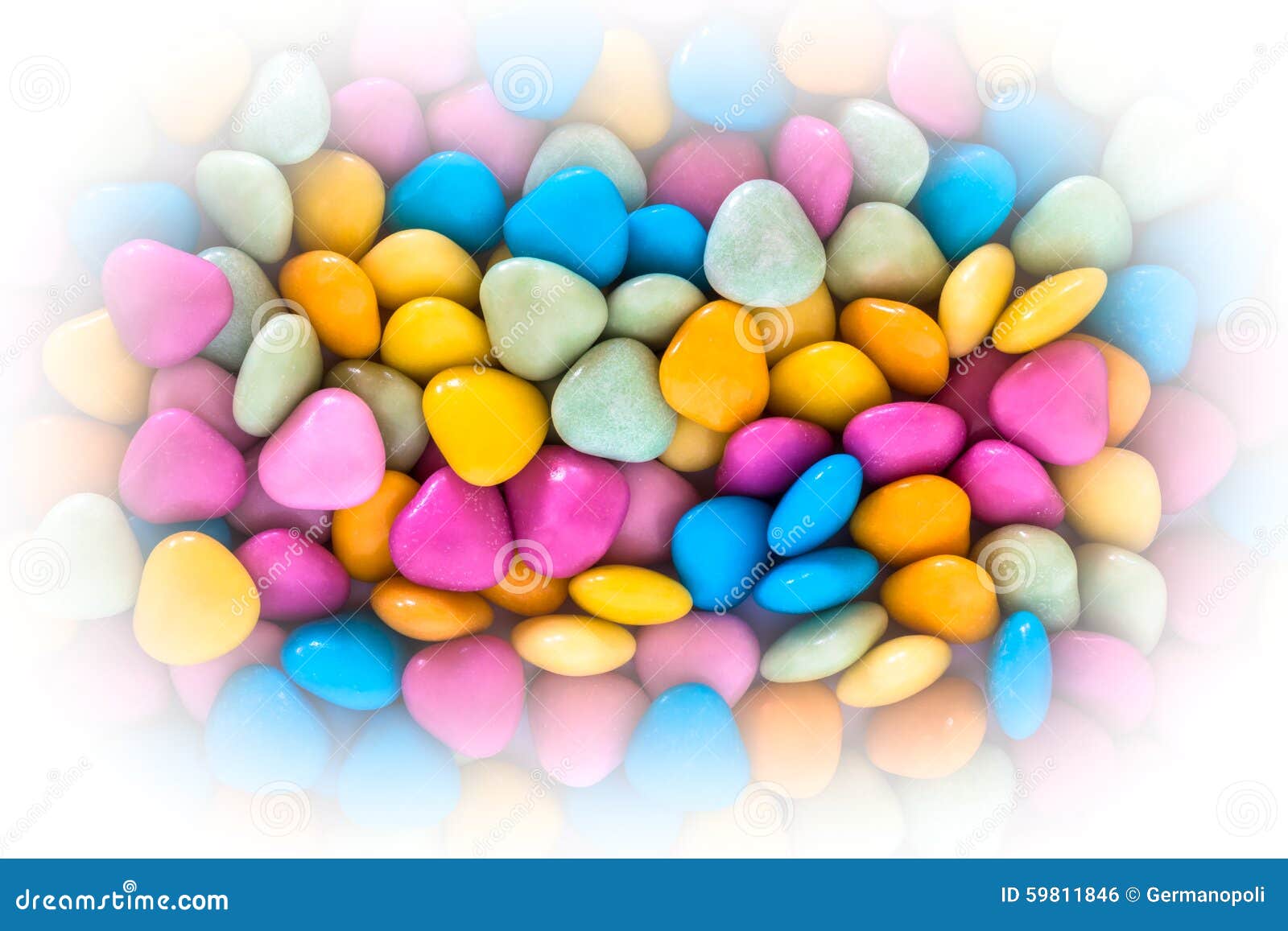 Colored comfits stock photo. Image of comfit, close, assortment - 59811846