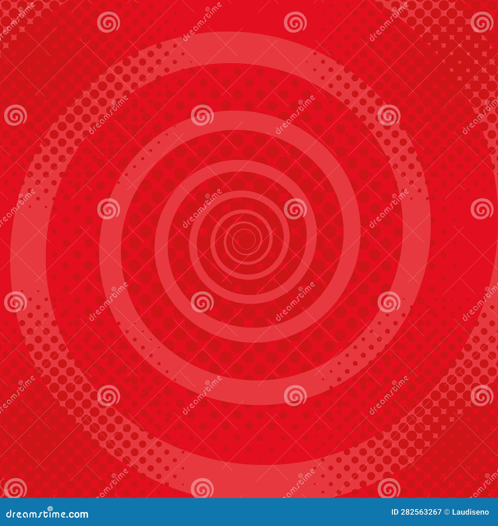 Colored Comic Page Background with Halftone Effects Vector Stock Vector ...