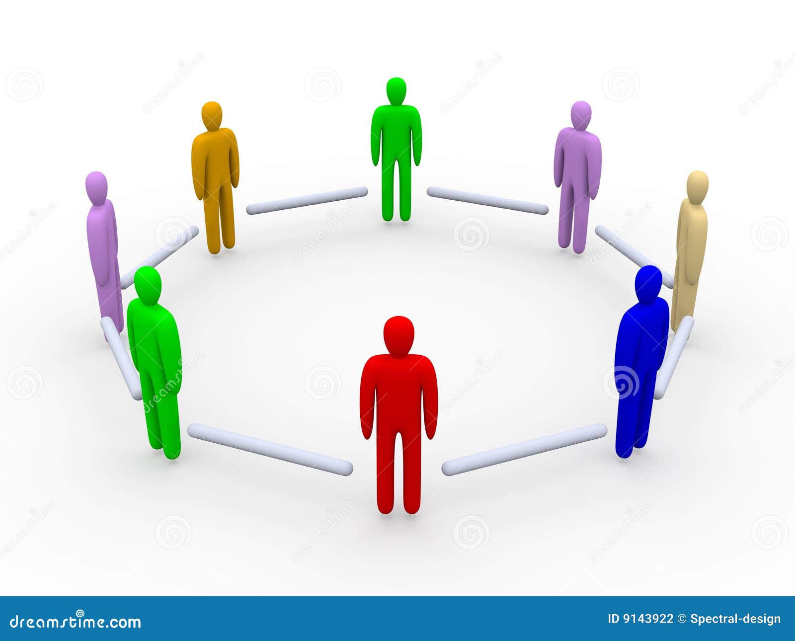 Colored Community stock illustration. Illustration of bond - 9143922