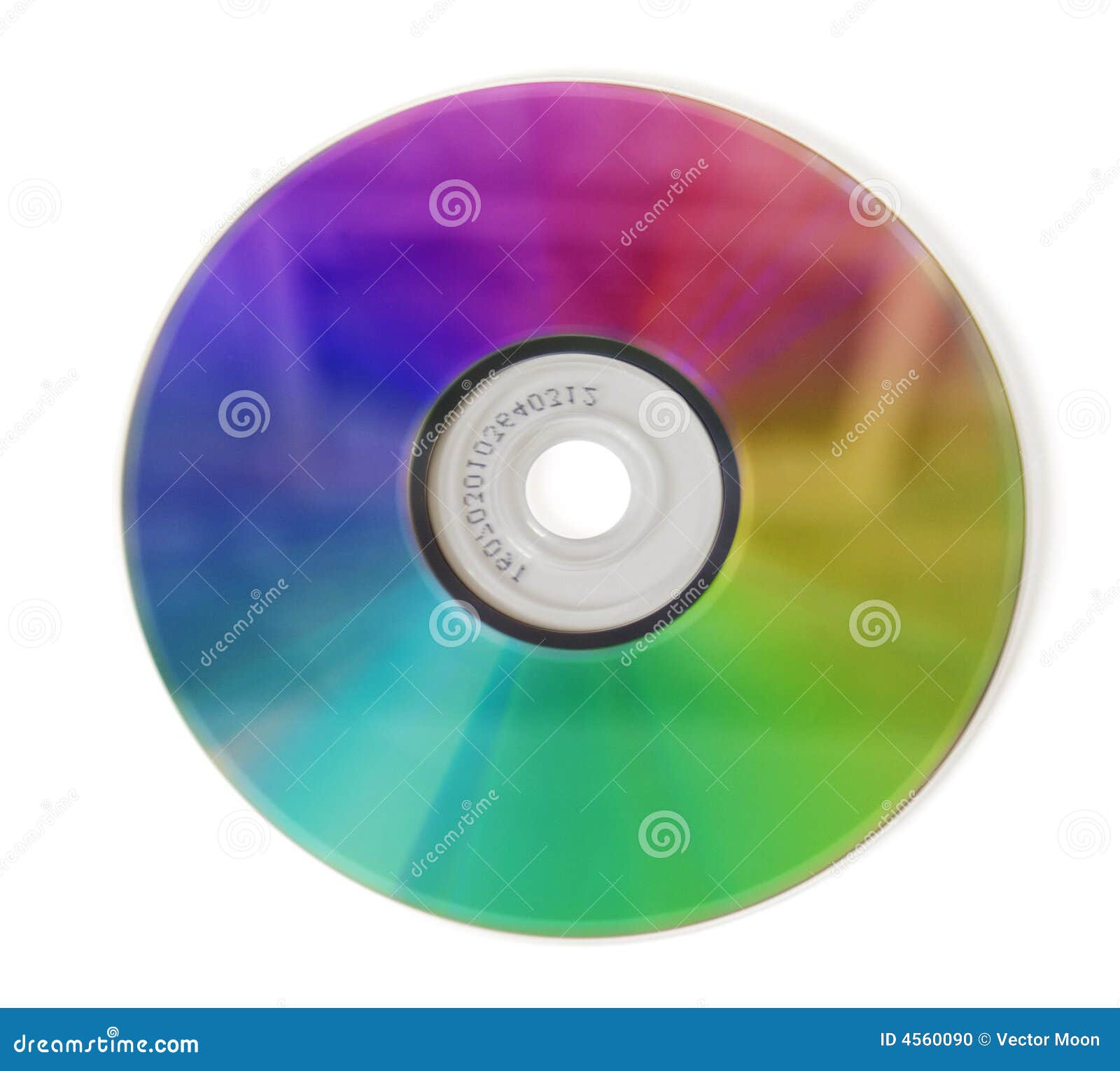 Colored compact disc stock photo. Image of circle, white - 4560090