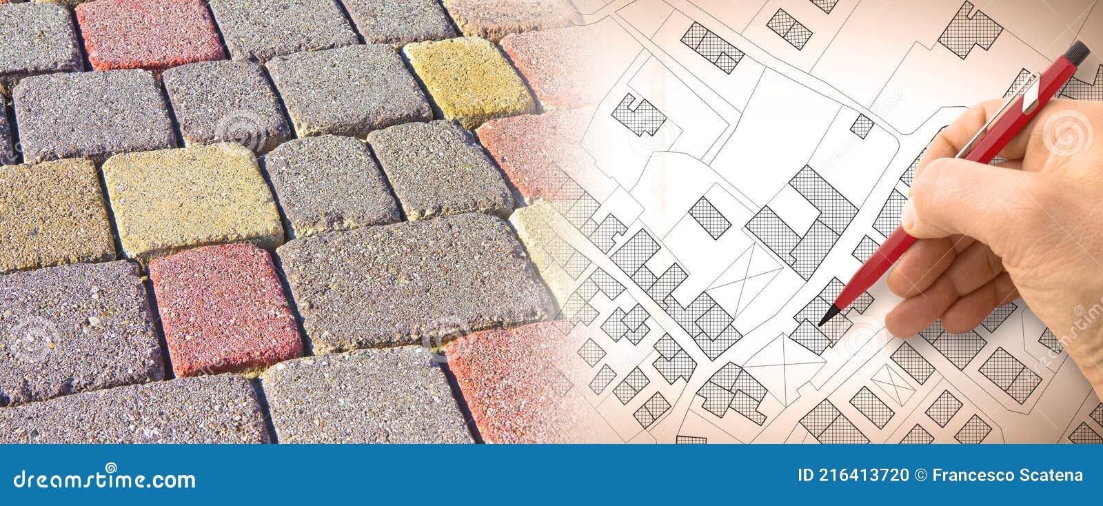 Colored Concrete Permeable Flooring Called Self-locking Floor Assembled ...