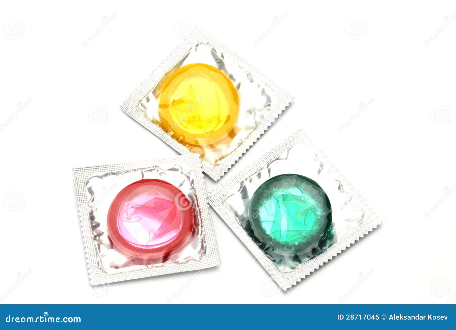 Colored condoms stock image. Image of condom, erection - 28717045