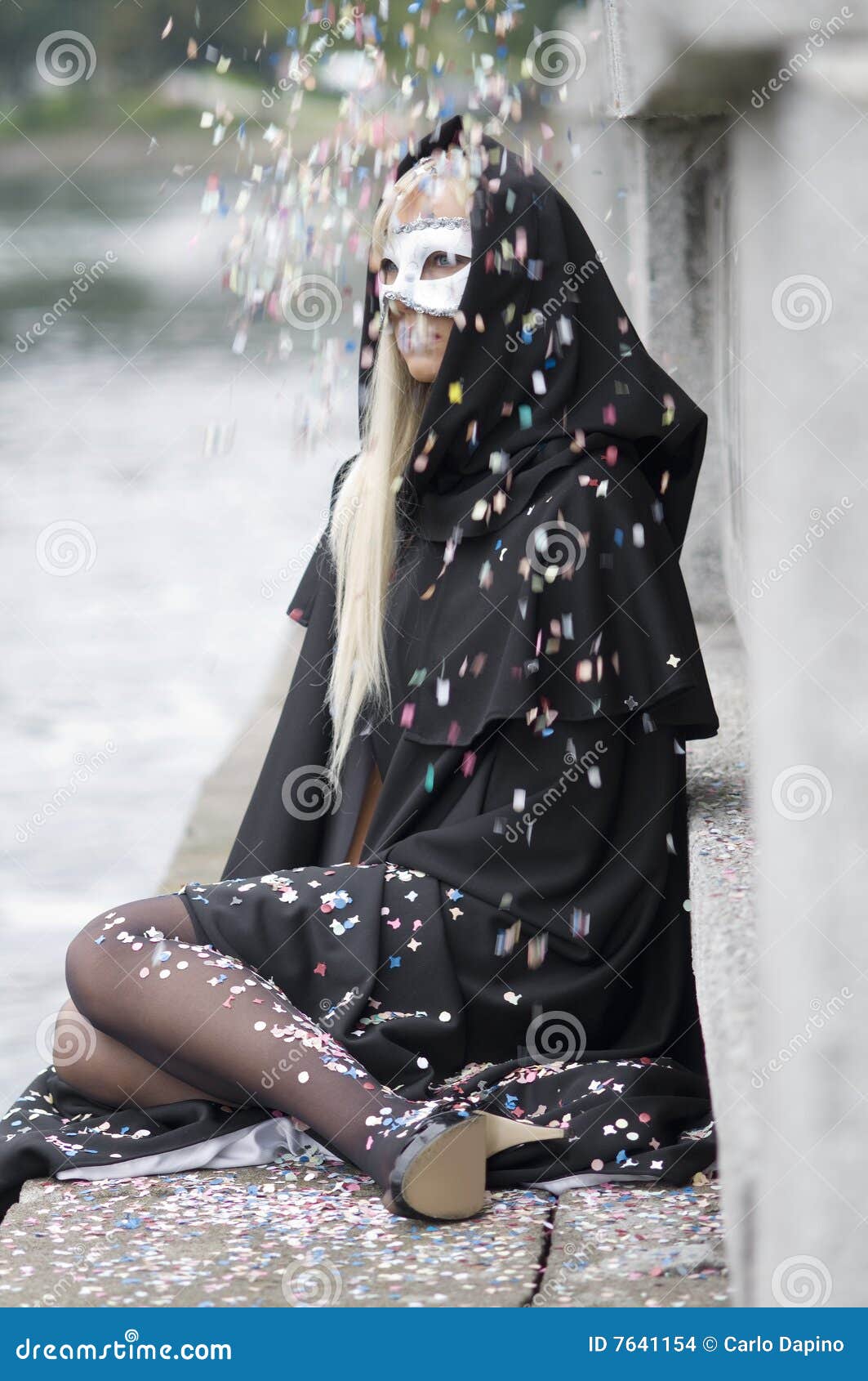 Colored confetti rain stock photo. Image of magical, glamour - 7641154