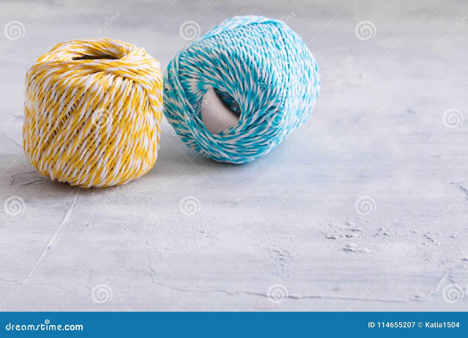 Colored Cords, Present Wrapping and Packing Material Stock Image ...