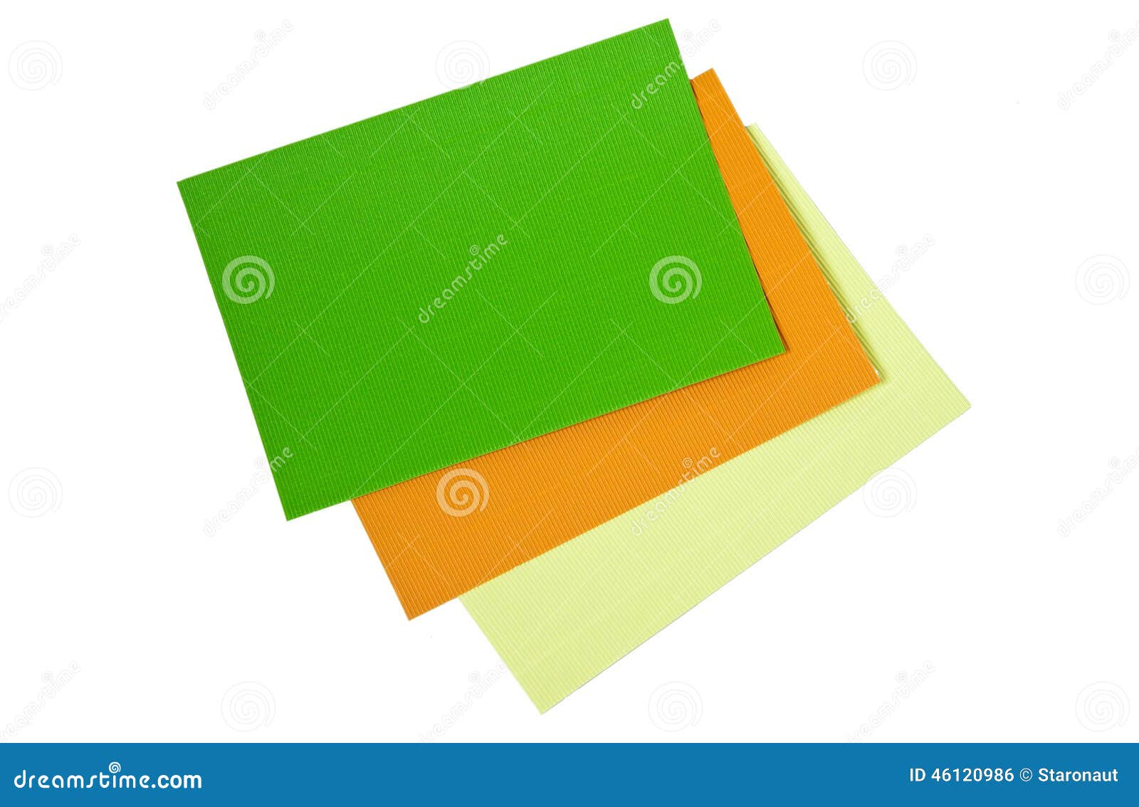 Colored Corrugated Cardboard Stock Photo - Image of sheets, arts: 46120986