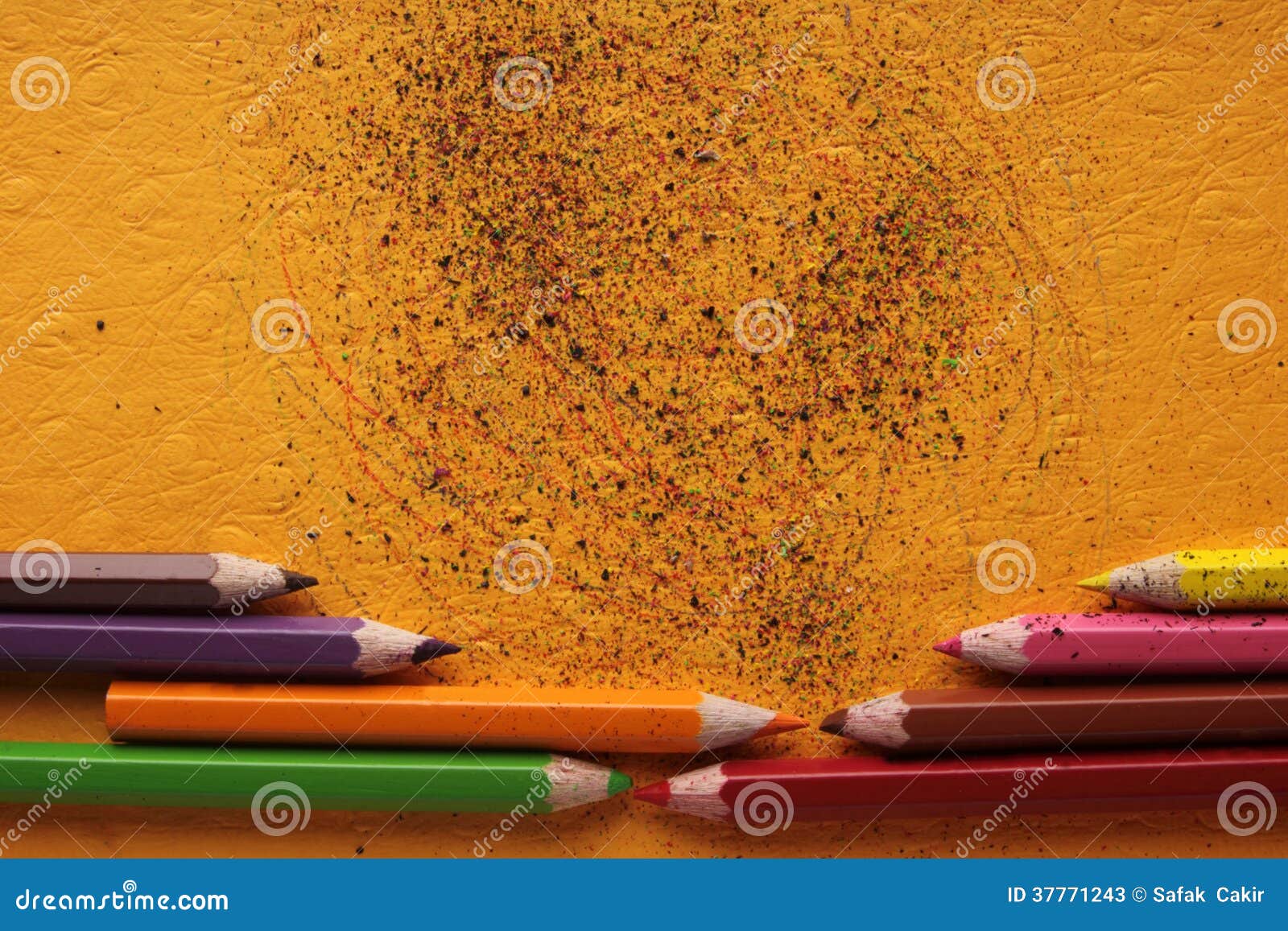 Colored crayon scribbles stock image. Image of multicolored - 37771243