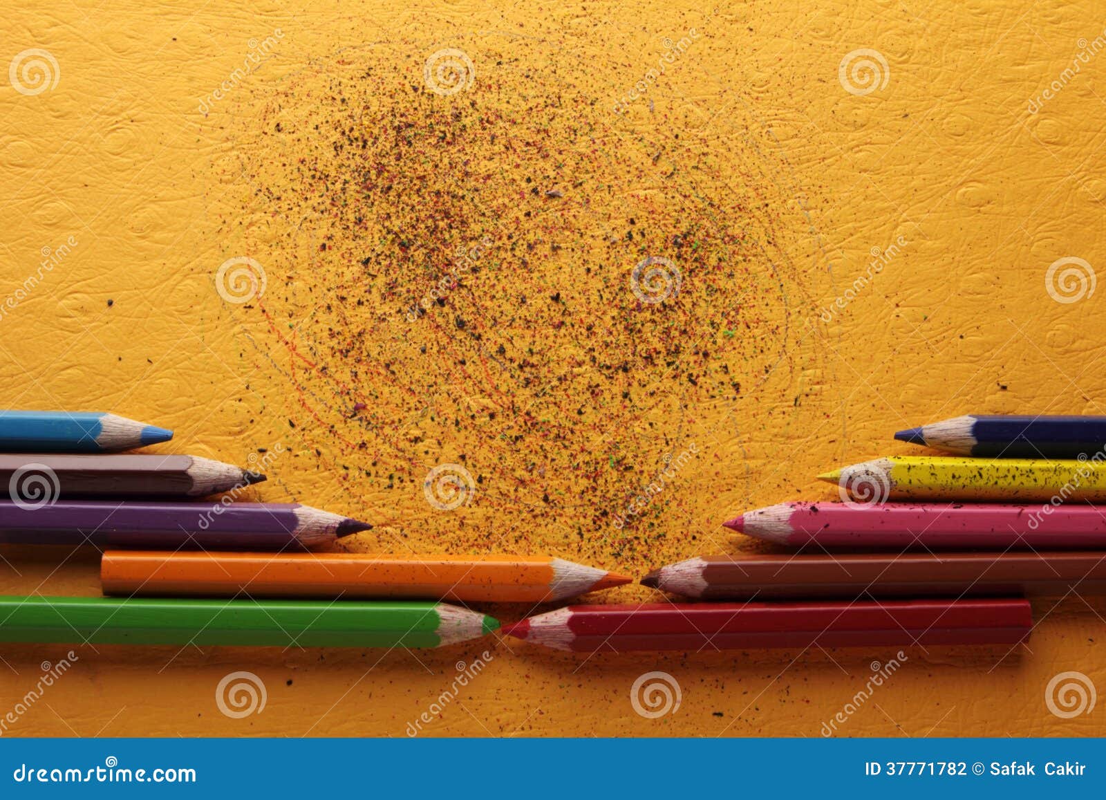Colored crayon scribbles stock photo. Image of business - 37771782