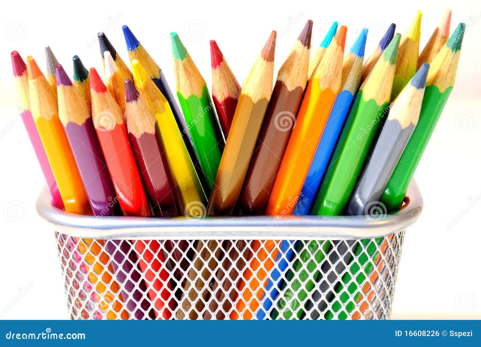 Colored crayons stock photo. Image of school, colorful - 16608226