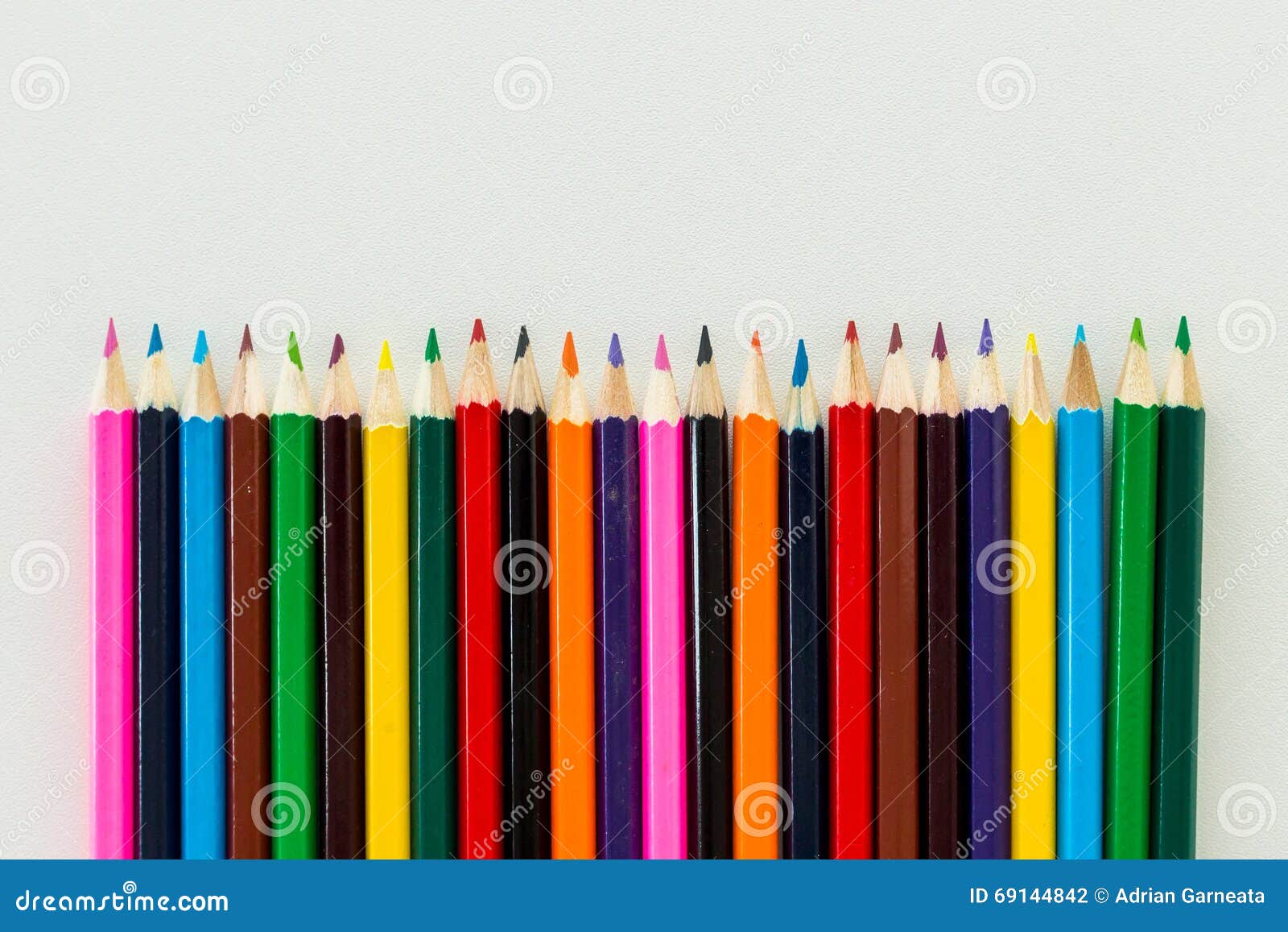 Colored Crayons Alphabet Stock Image | CartoonDealer.com #701767