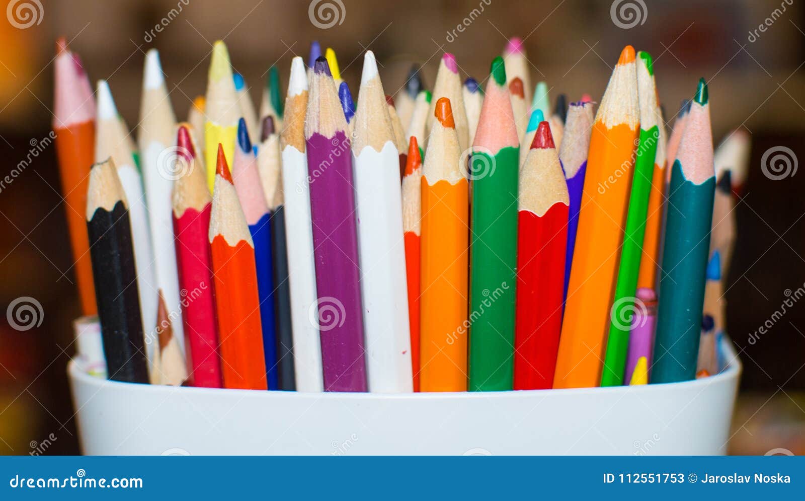 Colored crayons in a box stock image. Image of paint - 112551753