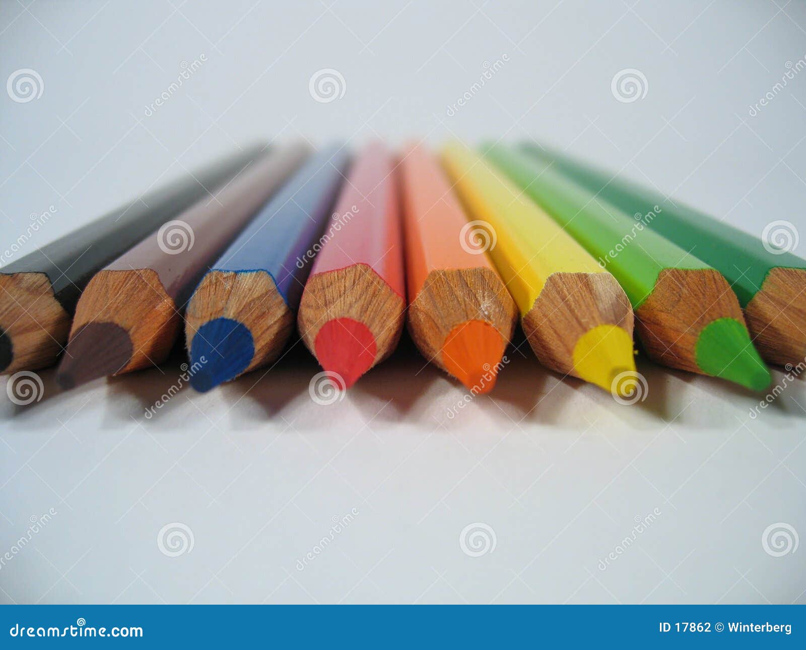 Colored Crayons I stock photo. Image of orange, draw, pencils - 17862