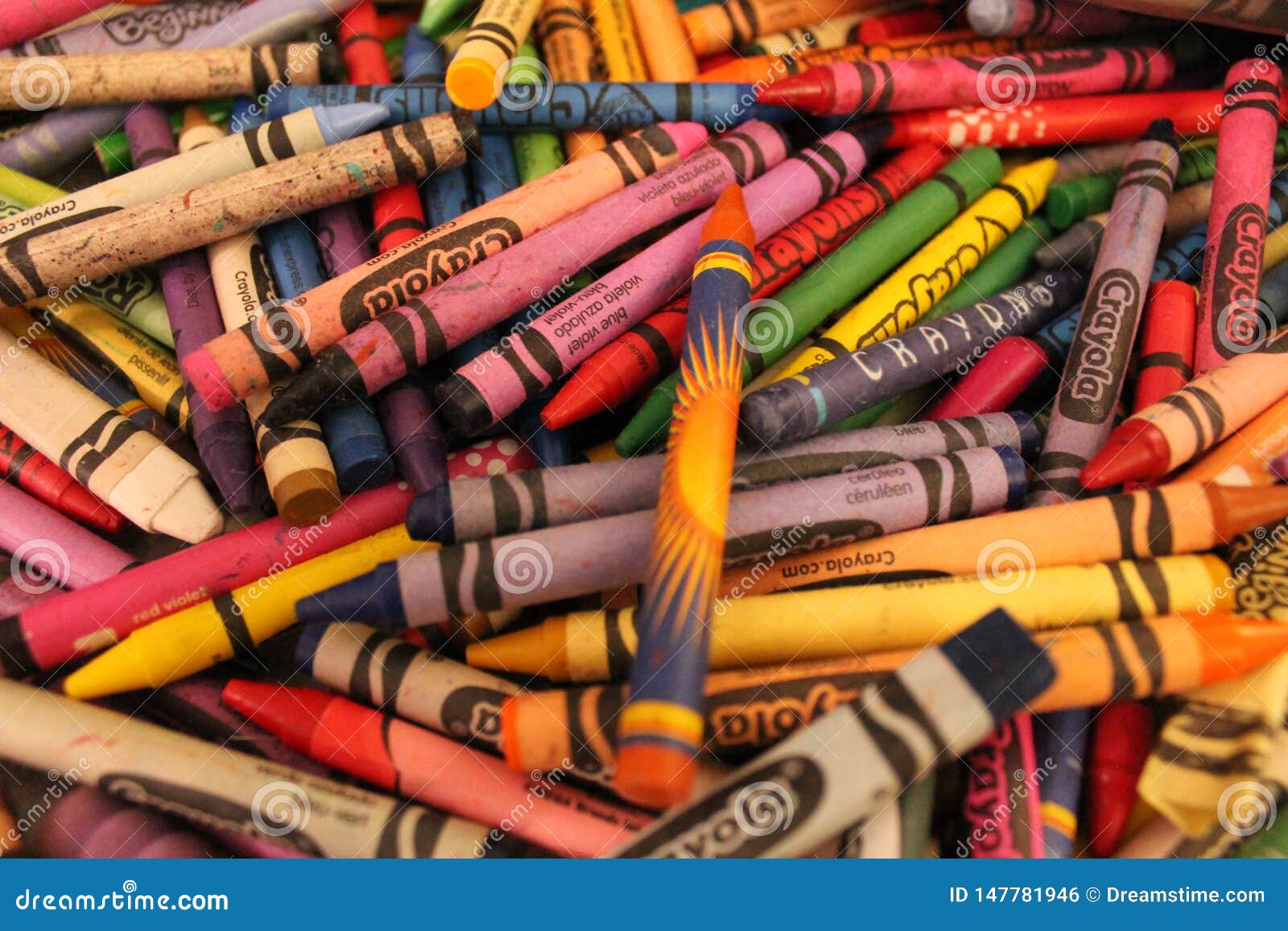 Colored Crayons editorial photo. Image of colored, mixed - 147781946