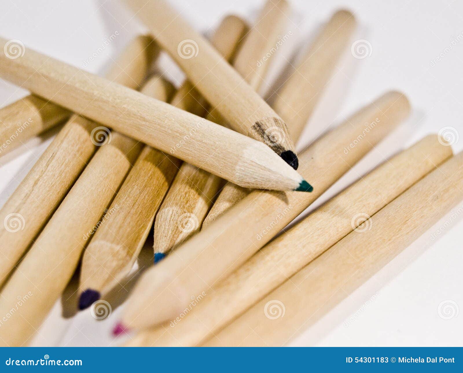 Colored crayons stock image. Image of color, wood, natural - 54301183