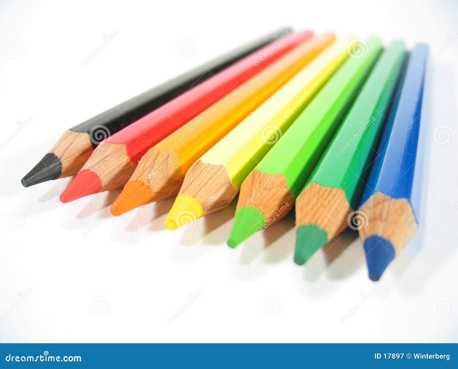 Colored Crayons VI stock image. Image of draw, lines, painting - 17897
