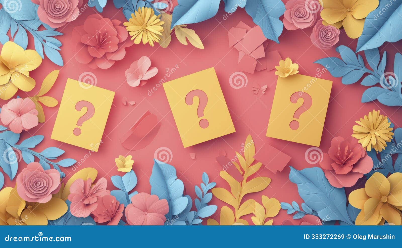 Colored Crumpled Paper with Question Marks is a Background for Quizzes ...