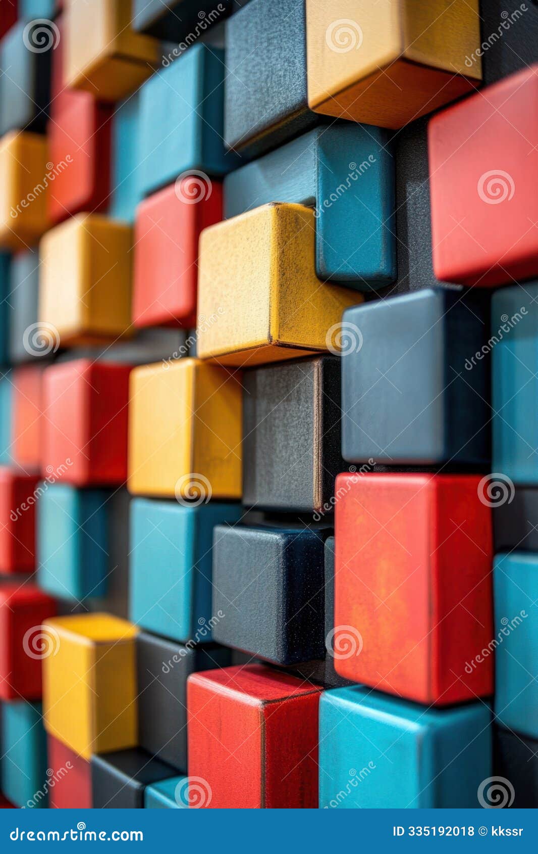 Colored Cube Arrangement, a Lively Display of Colorful Cubes in ...