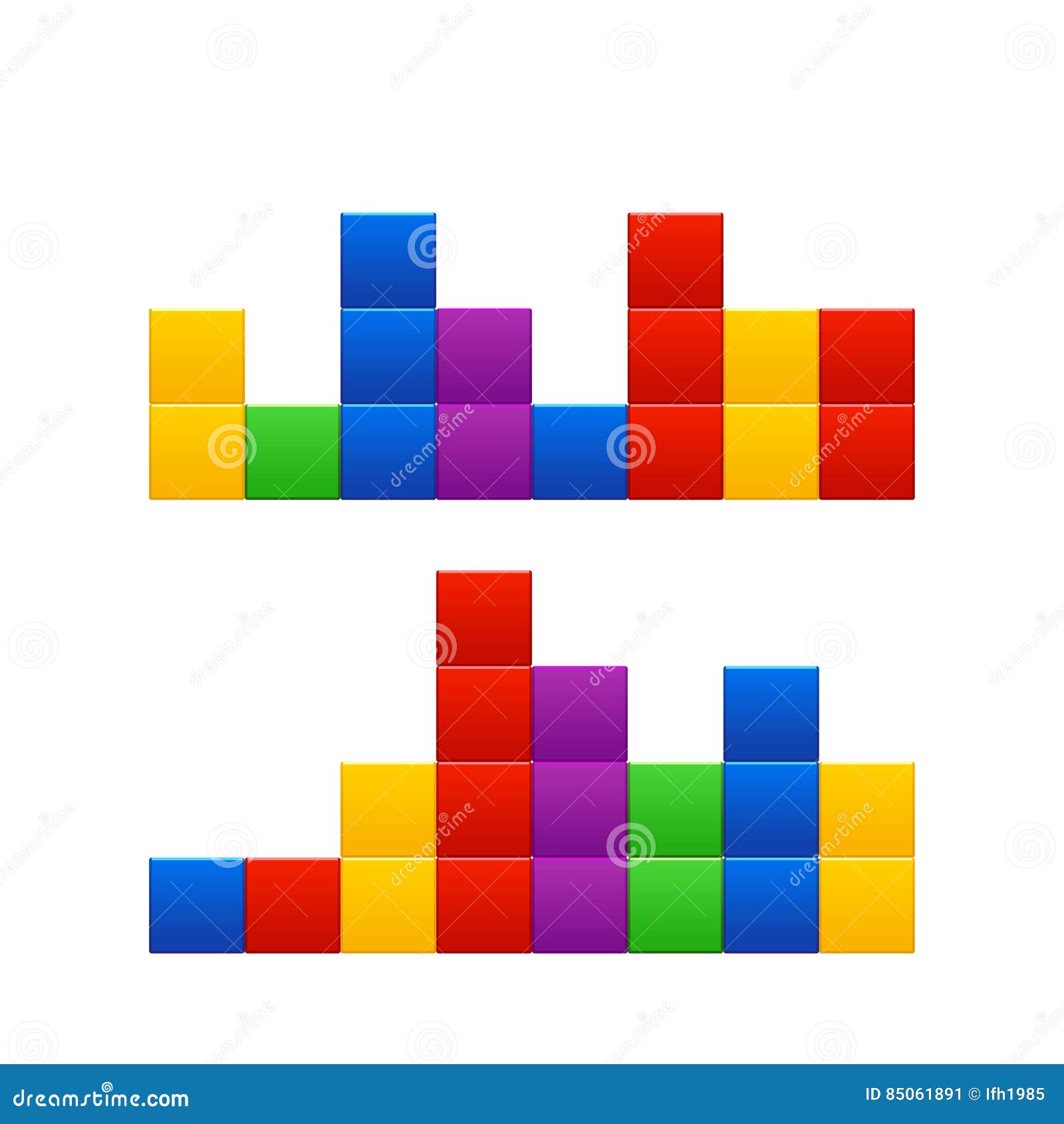 Colored cubes 05 stock vector. Illustration of square - 85061891