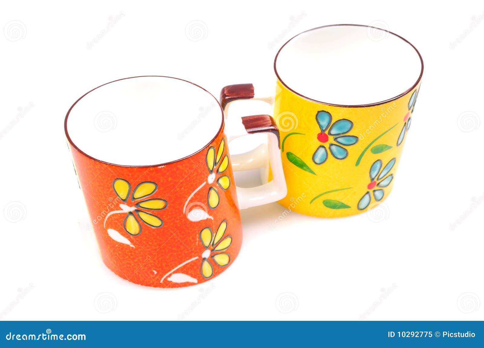 Colored cups stock image. Image of cups, colors, colored - 10292775