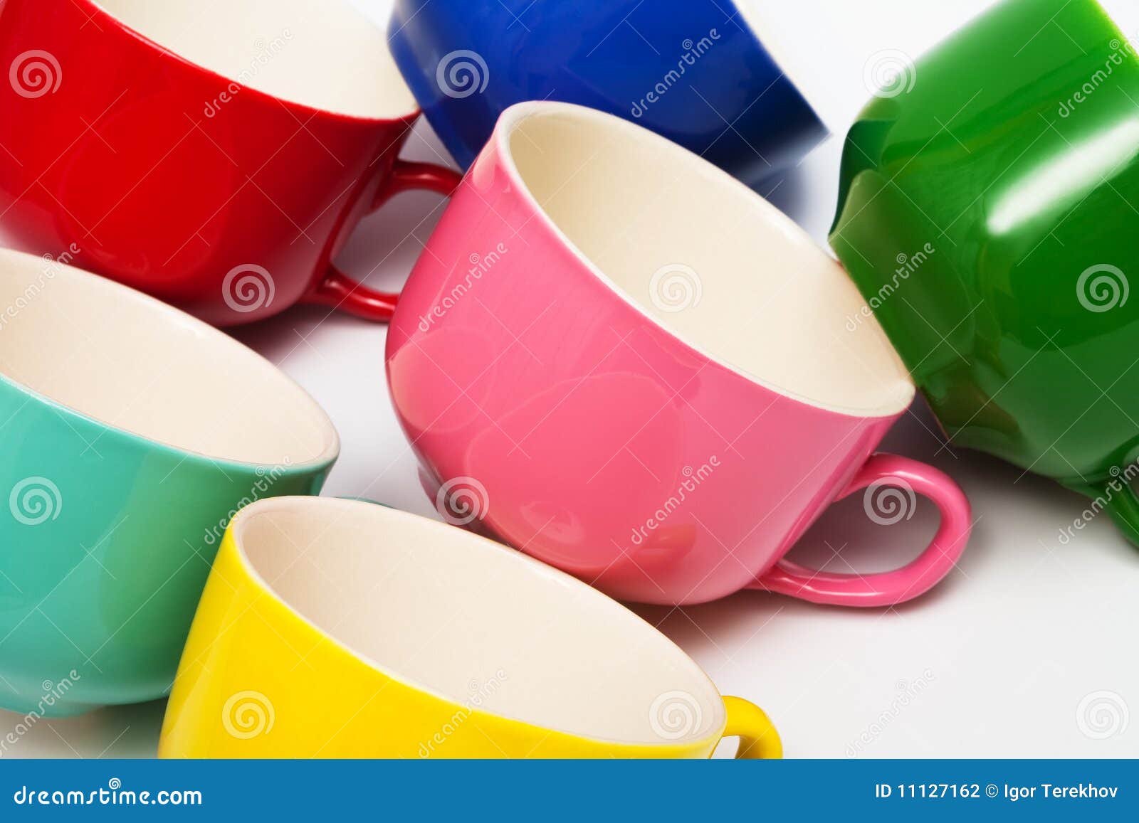 Colored cups stock photo. Image of color, traditional - 11127162