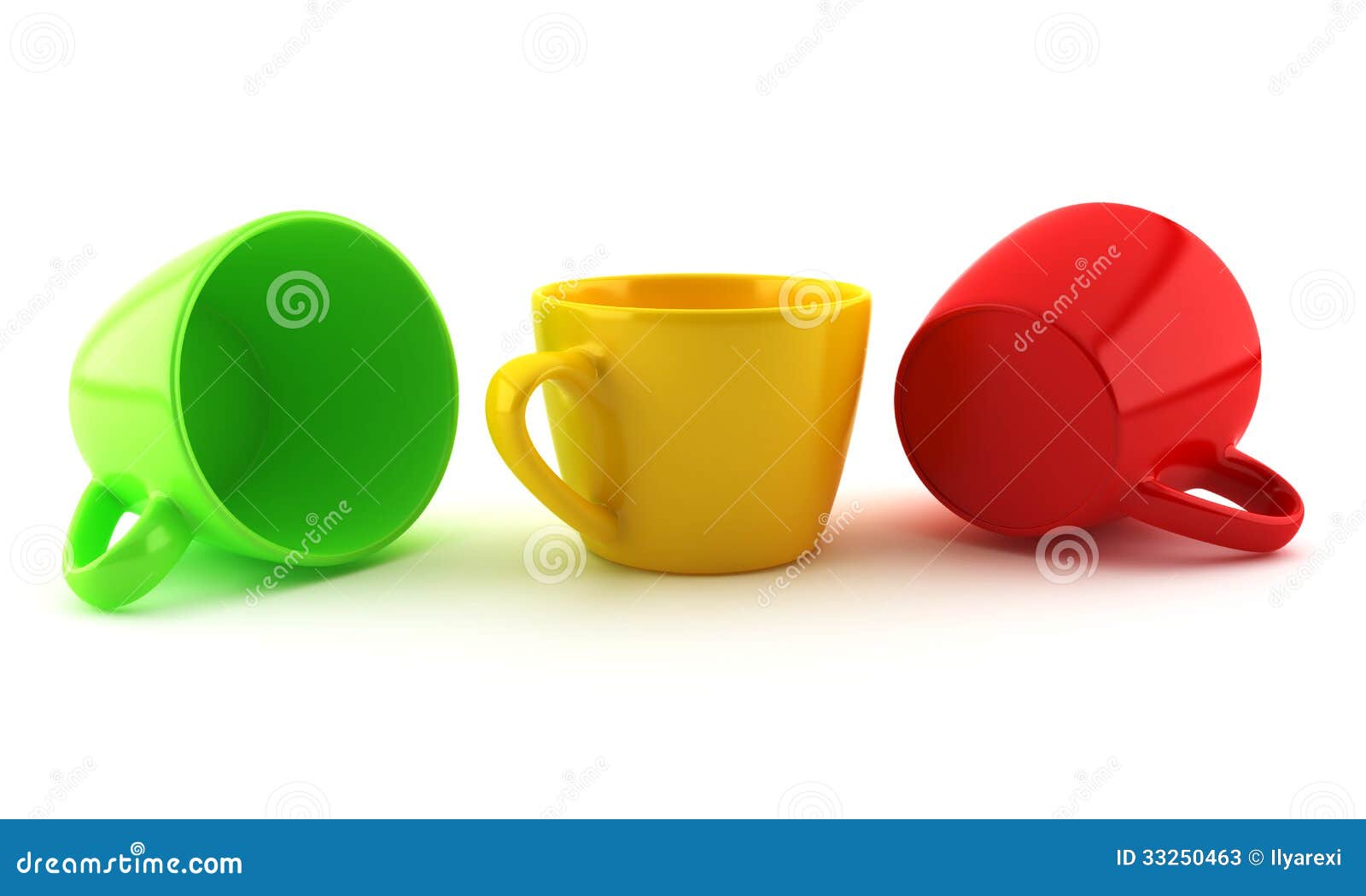 Colored cups stock illustration. Illustration of caffeine - 33250463