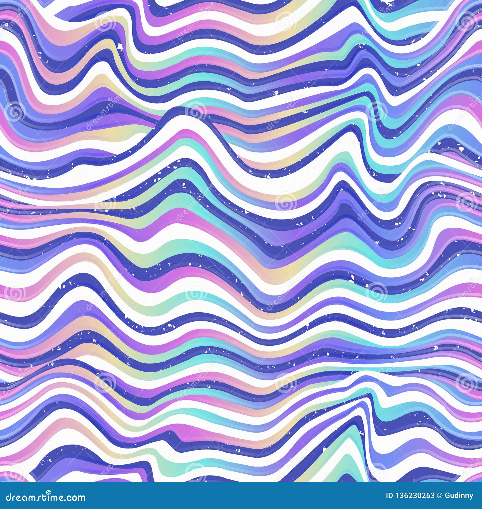 Colored Curved Lines Seamless Pattern Stock Vector - Illustration of ...