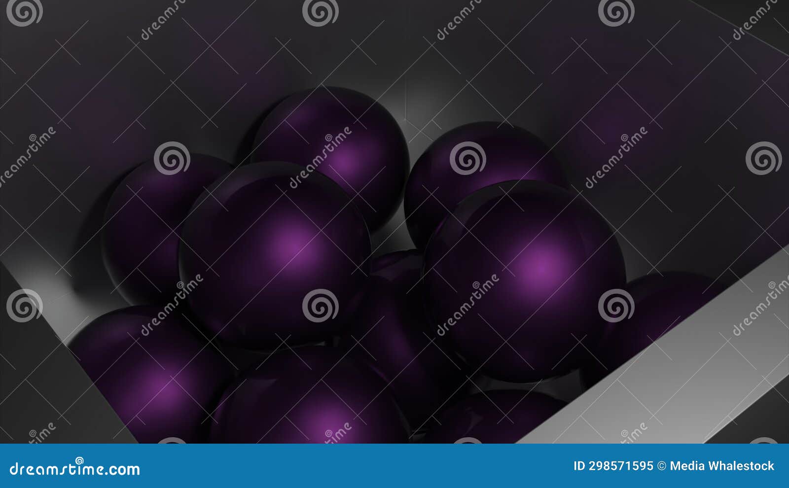 Colored 3d Balls Fall into Box. Design. 3D Balls with Rubber Structure ...