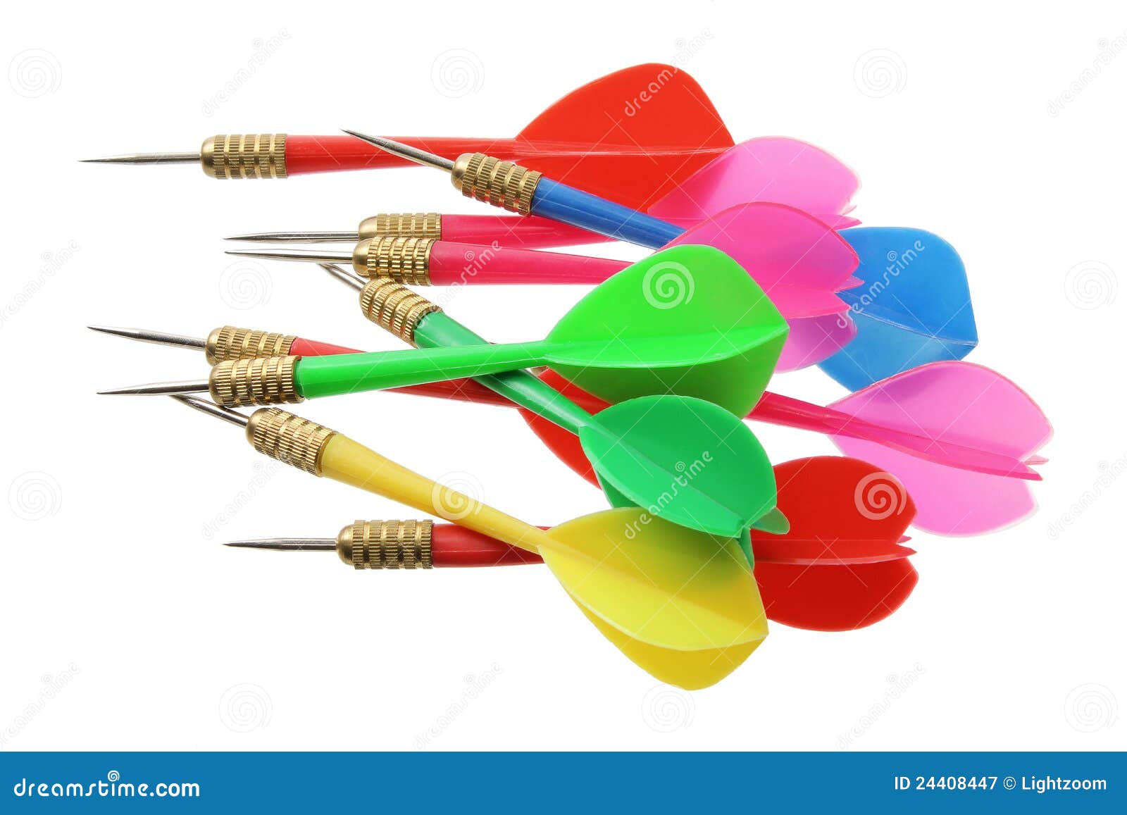 Colored Darts stock image. Image of darts, white, accuracy - 24408447