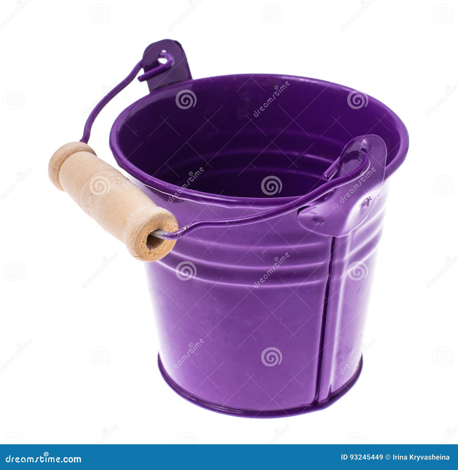 Colored Decorative Metal Buckets Stock Image - Image of decoration ...