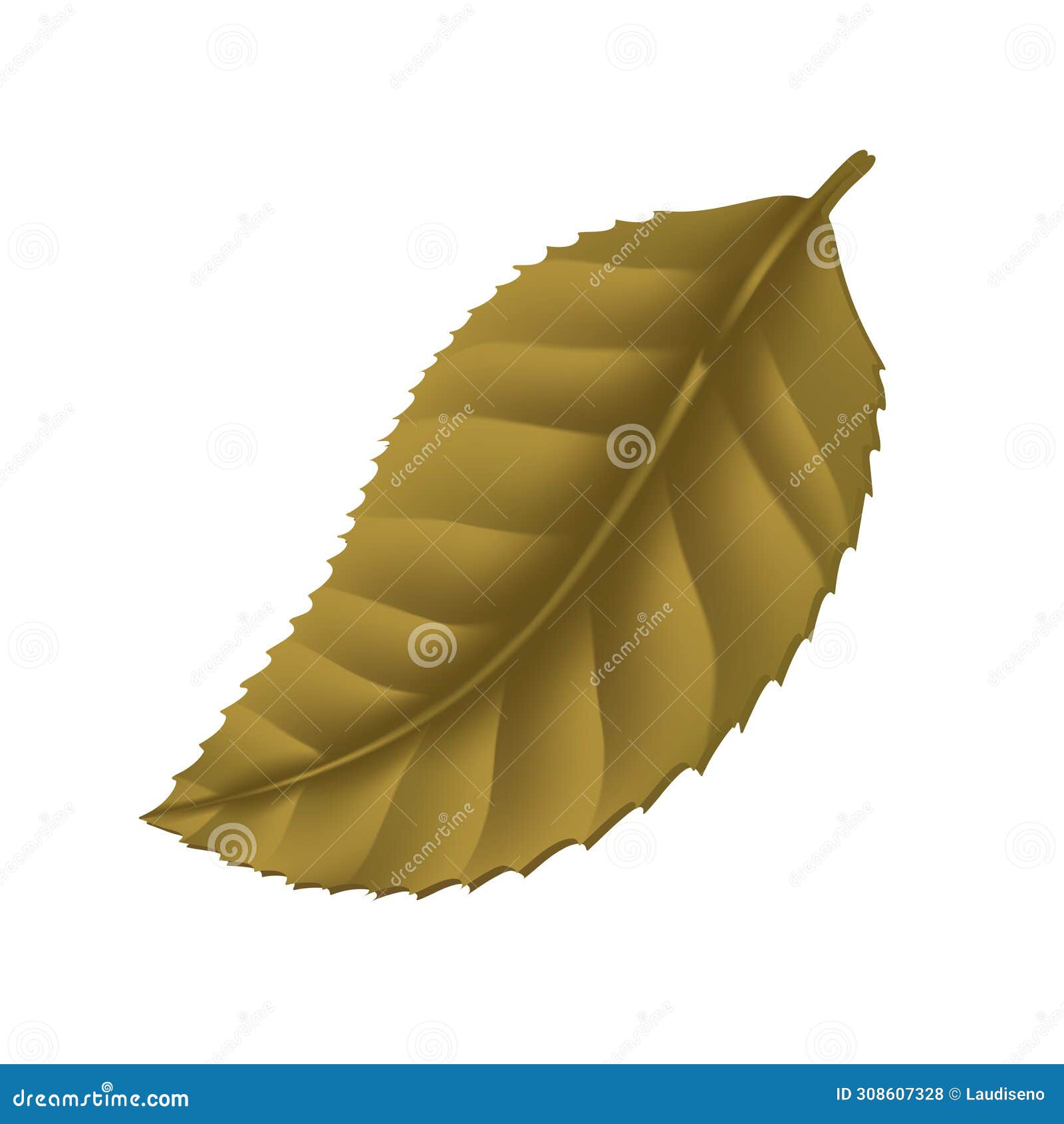 Colored Detailed Leaf Vector Stock Vector - Illustration of tree, palm ...