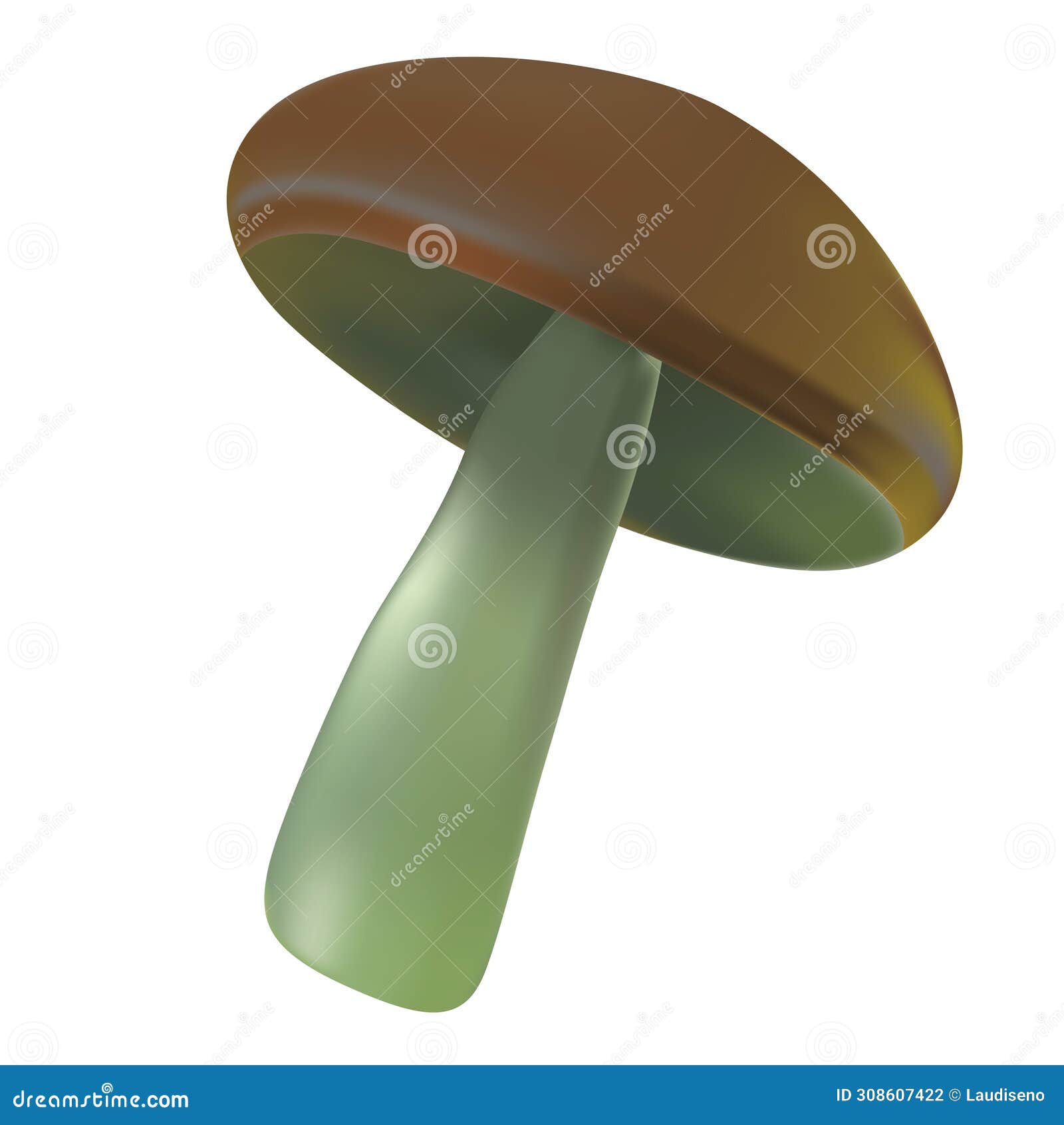 Colored Detailed Mushroom Vector Stock Vector - Illustration of forest ...