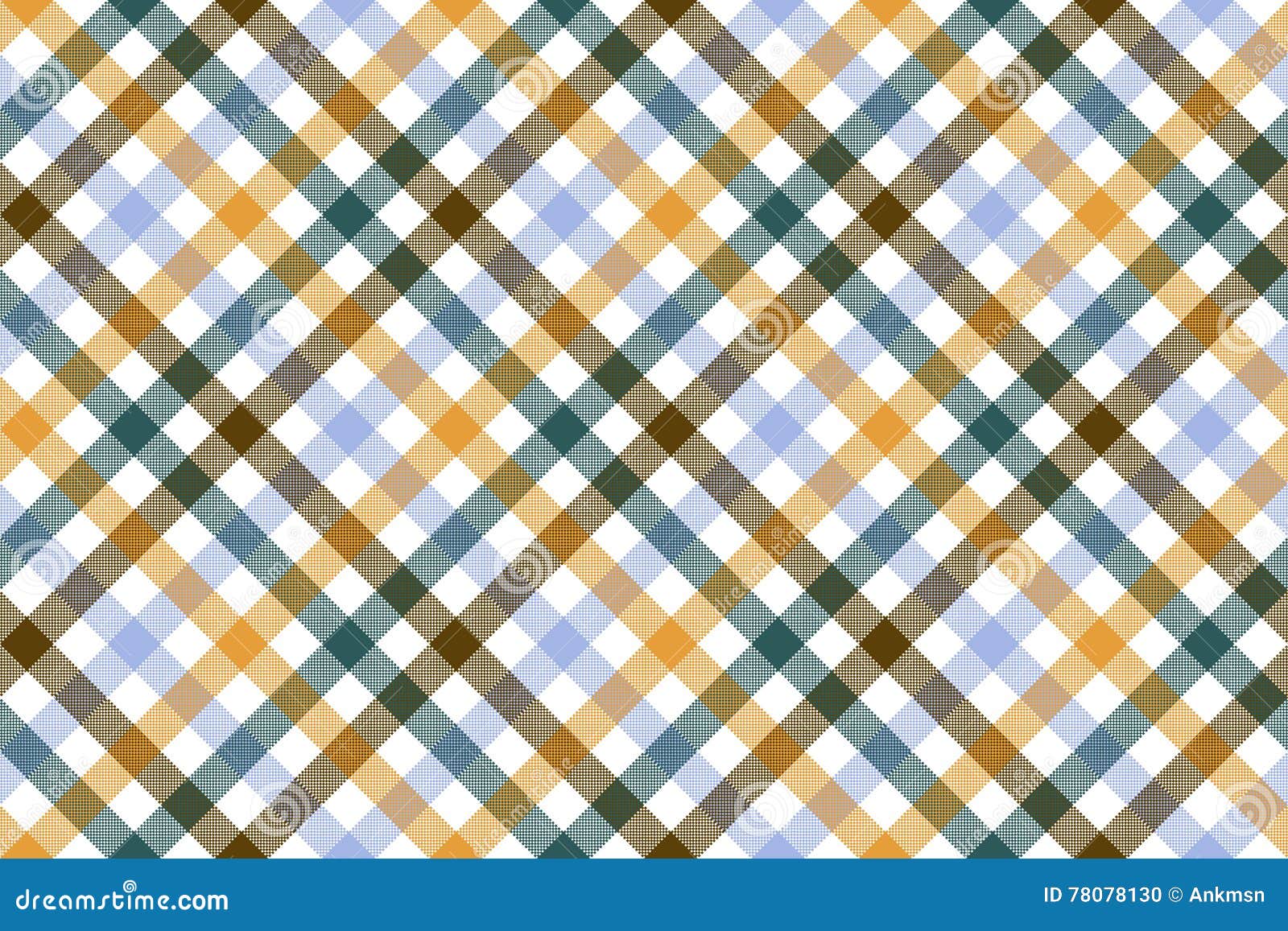 Colored Diagonal Check Seamless Pattern Stock Vector - Illustration of ...