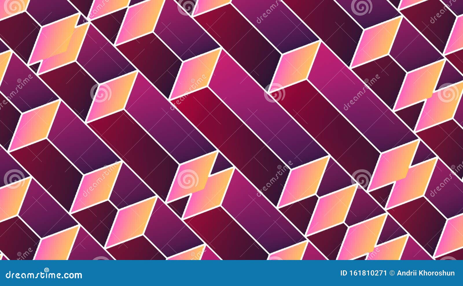 Diagonal Pattern of Moving Cubes Seamless Loop Animation 3d Render HD ...