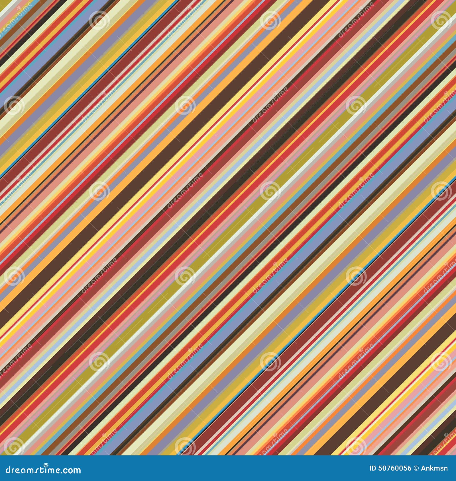 Colored Diagonal Stripes Seamless Pattern Stock Vector - Illustration ...