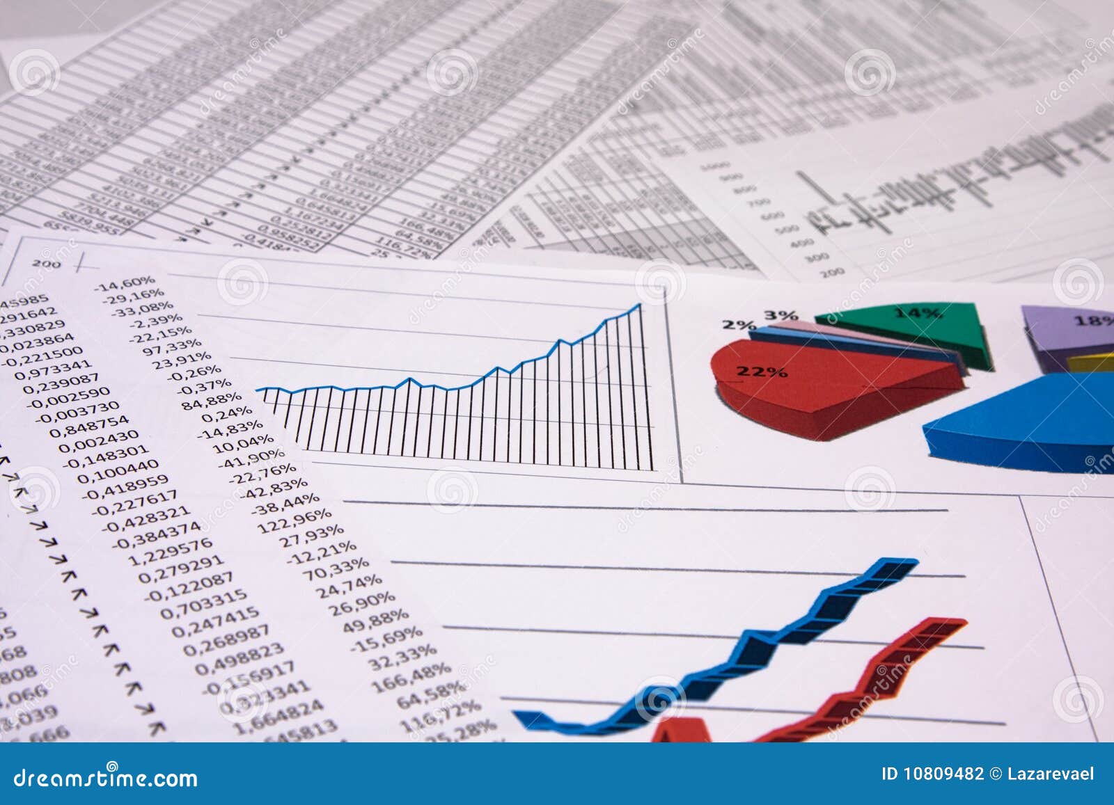 Colored diagrams stock photo. Image of figures, diagram - 10809482