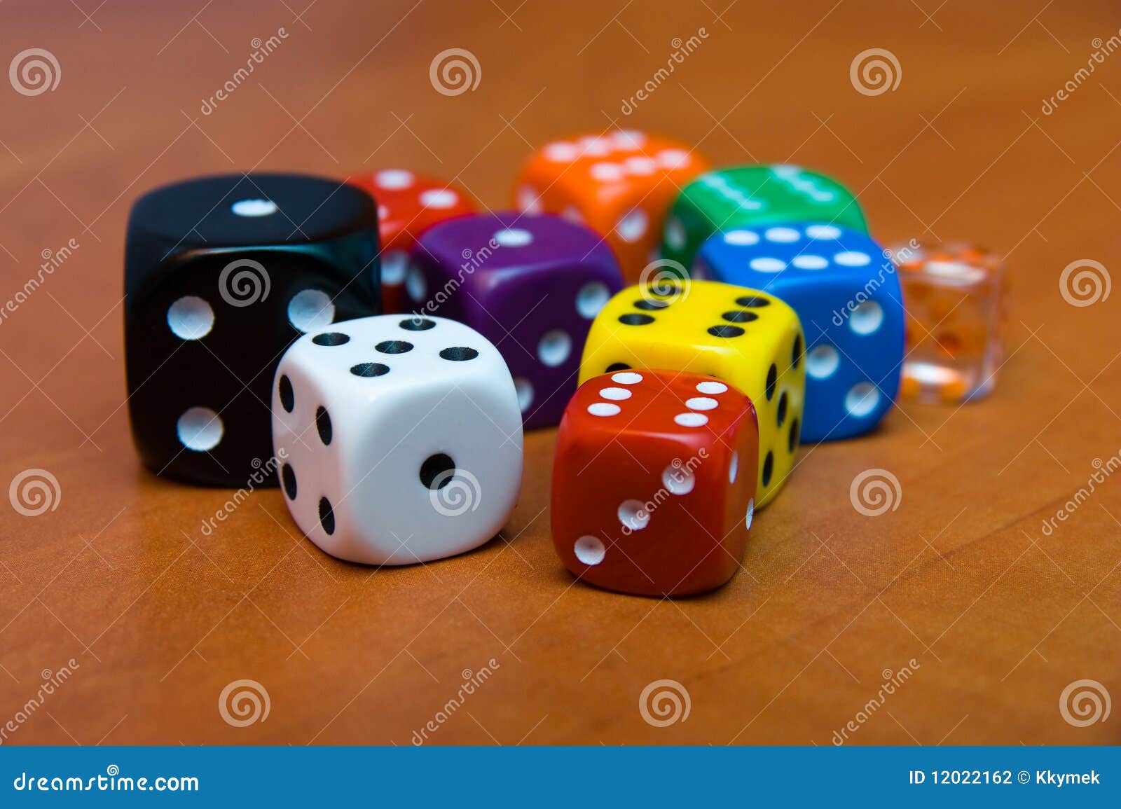 Colored Dice stock photo. Image of play, craps, dice - 12022162