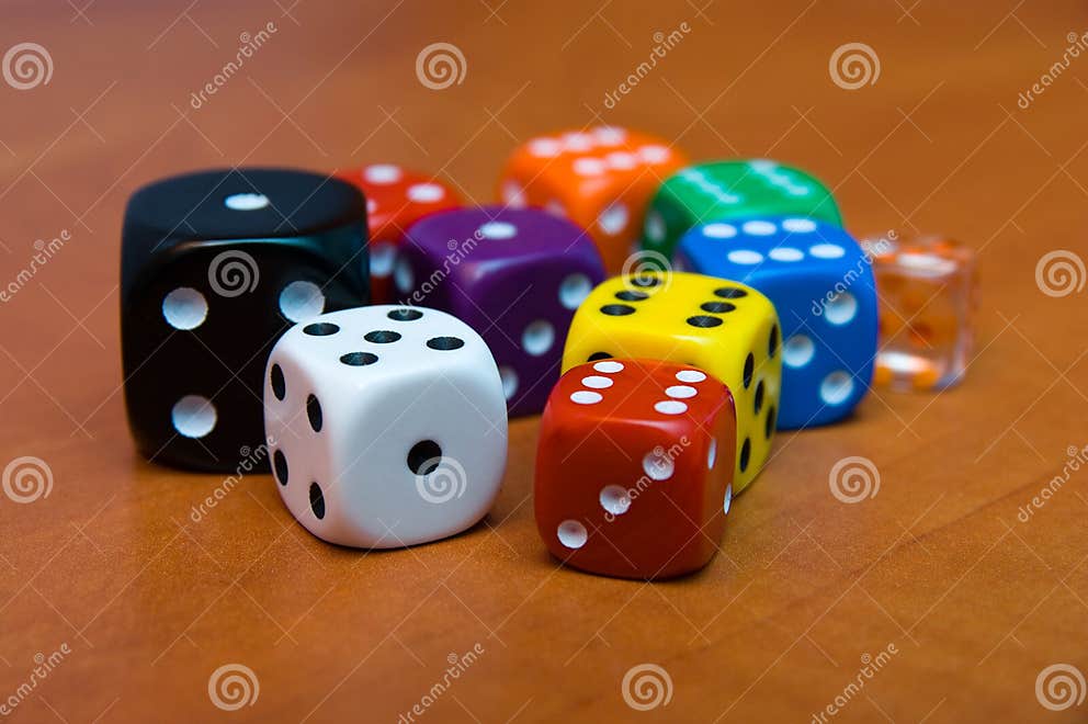 Colored Dice stock photo. Image of play, craps, dice - 12022162