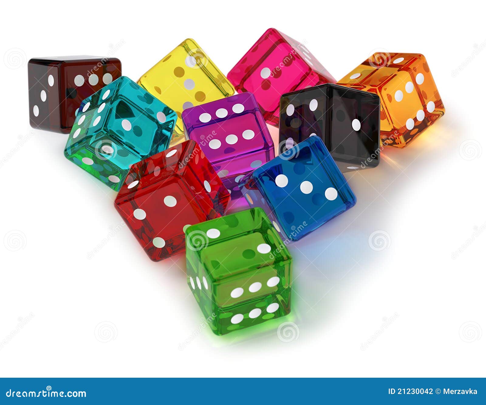 Colored dices stock illustration. Illustration of acting - 21230042