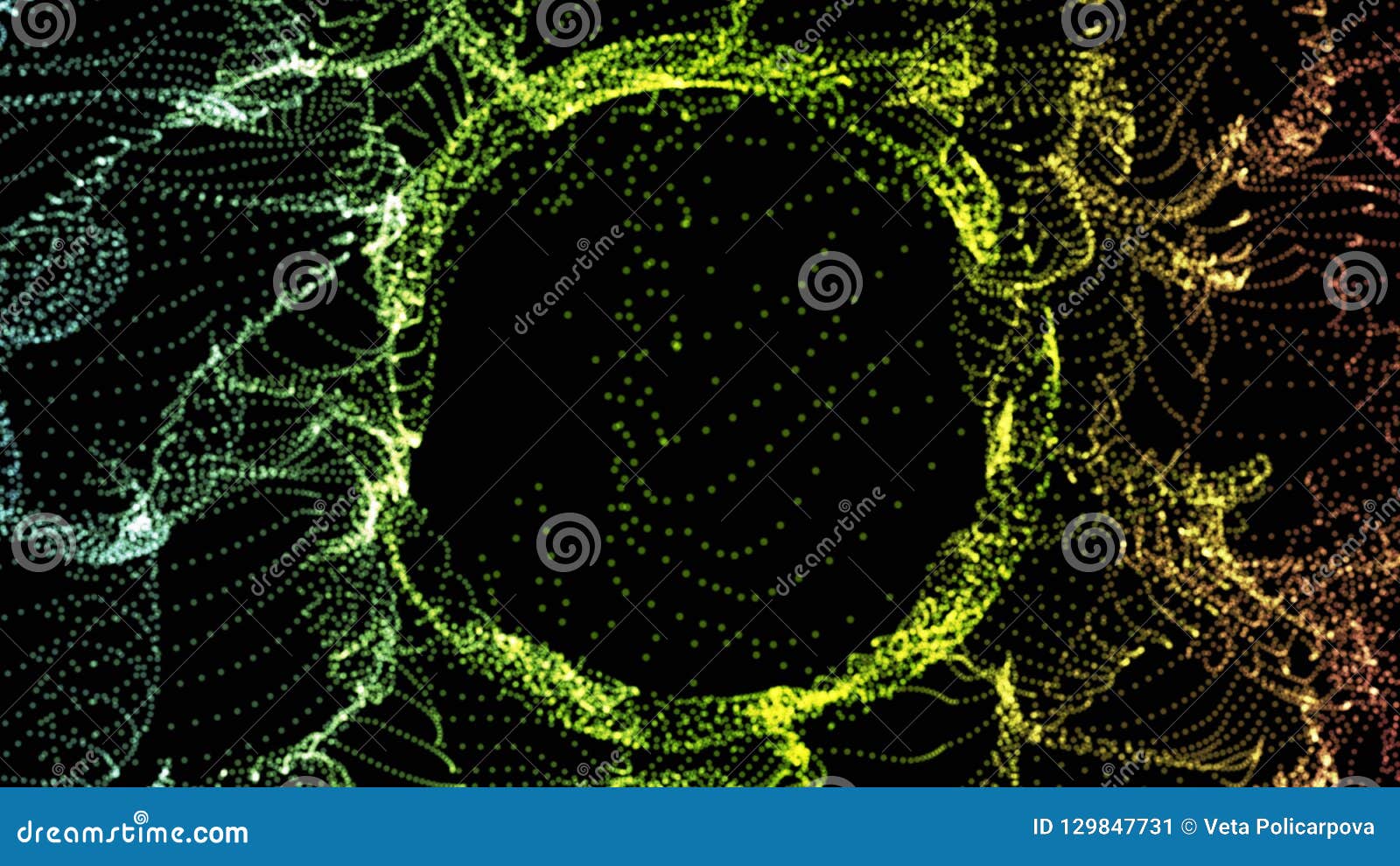 Colored Different Circles. Background of Different Sizes of Circles of ...
