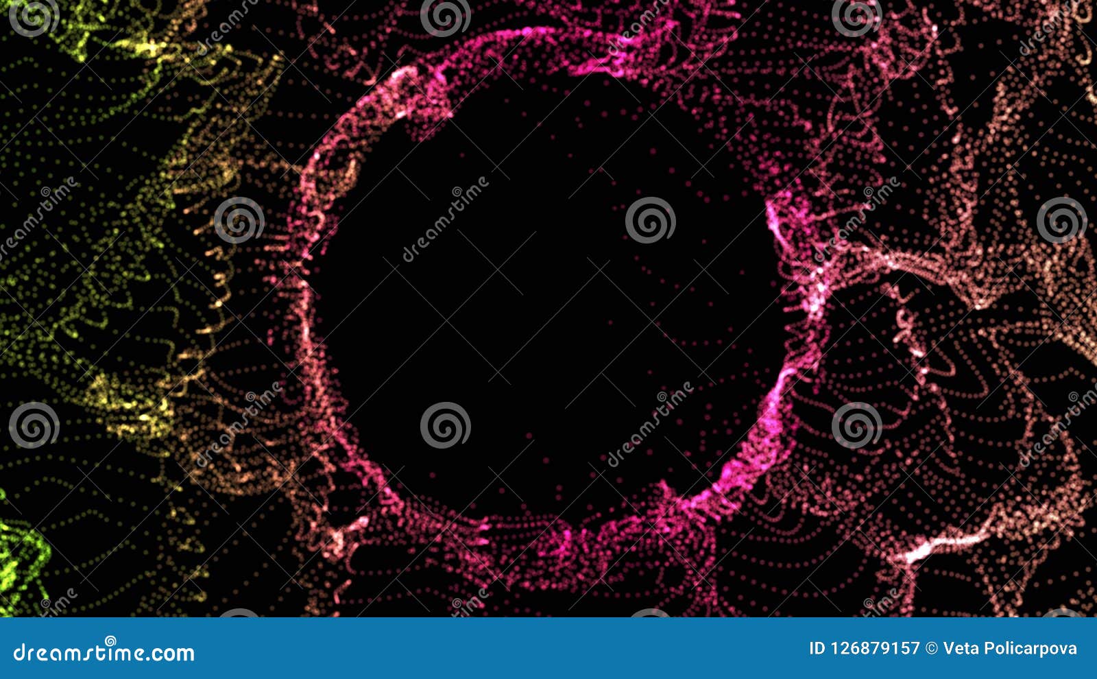Colored Different Circles. Background of Different Sizes of Circles of ...
