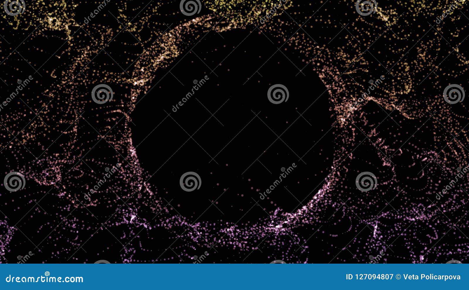 Colored Different Circles. Background of Different Sizes of Circles of ...