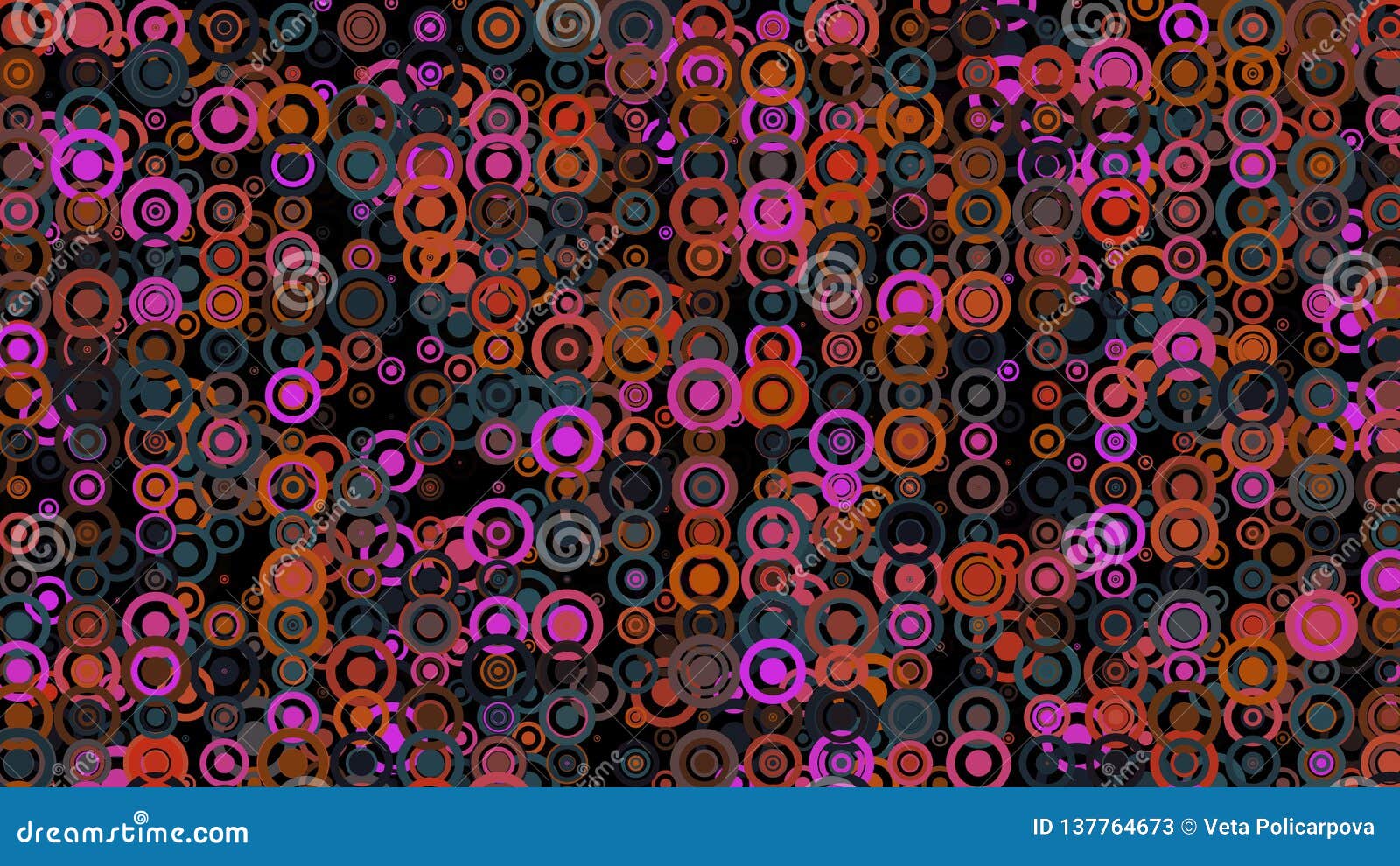 Background of Multi-colored Circles. Abstract Background Pattern Stock ...