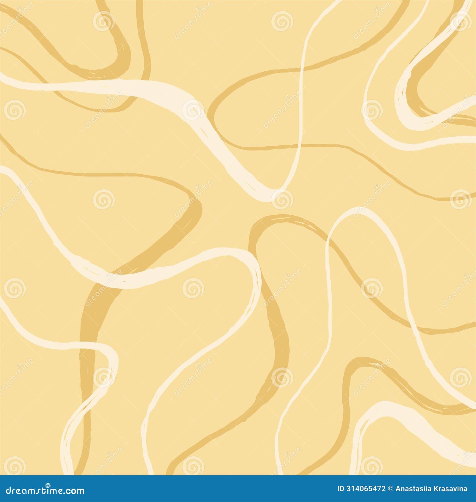 Colored Doodle Decorative Texture with Tangled Curved Lines. Scrawl ...