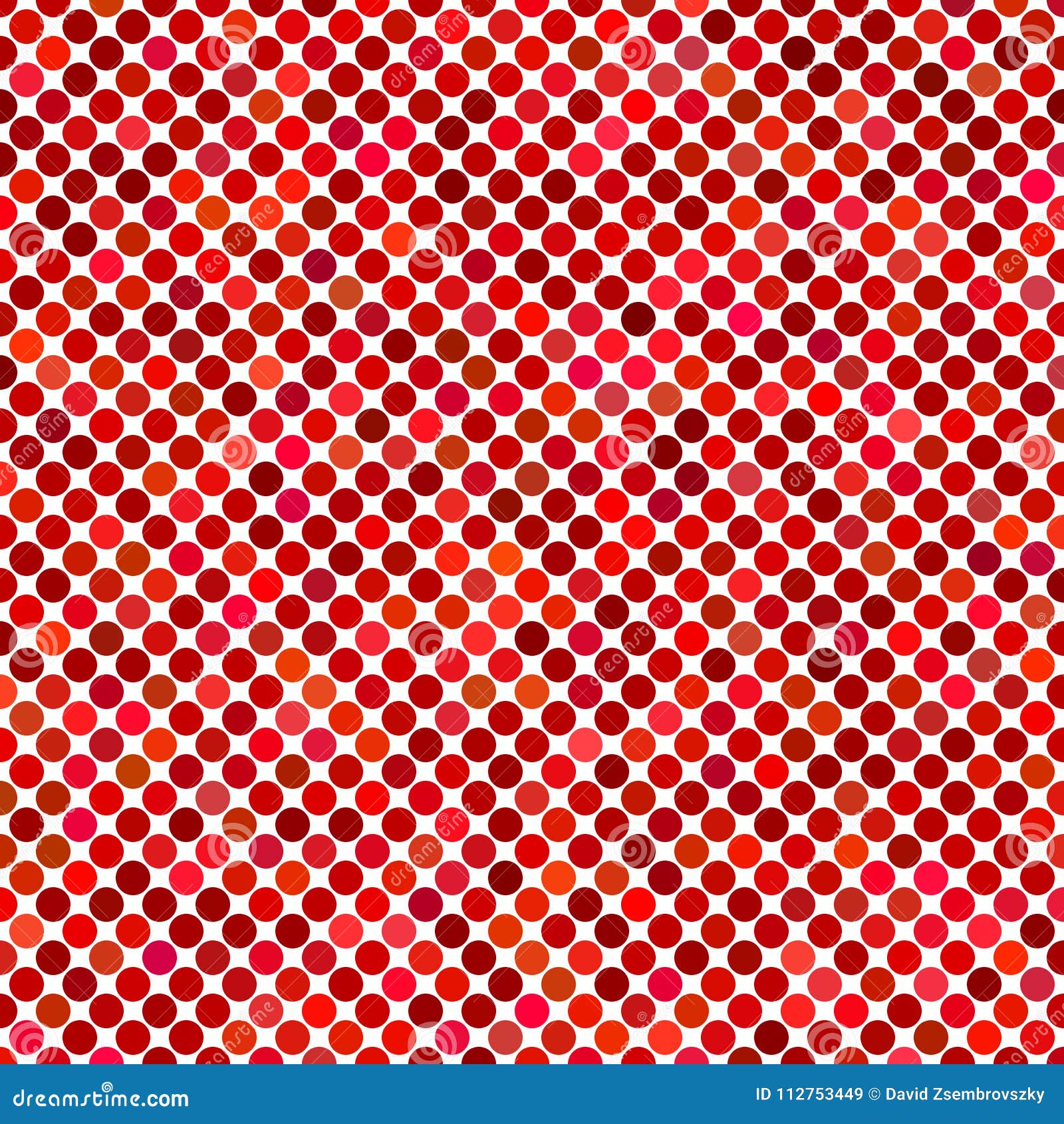 Colored Dot Pattern Background - Vector Graphic Design from Red Circles ...