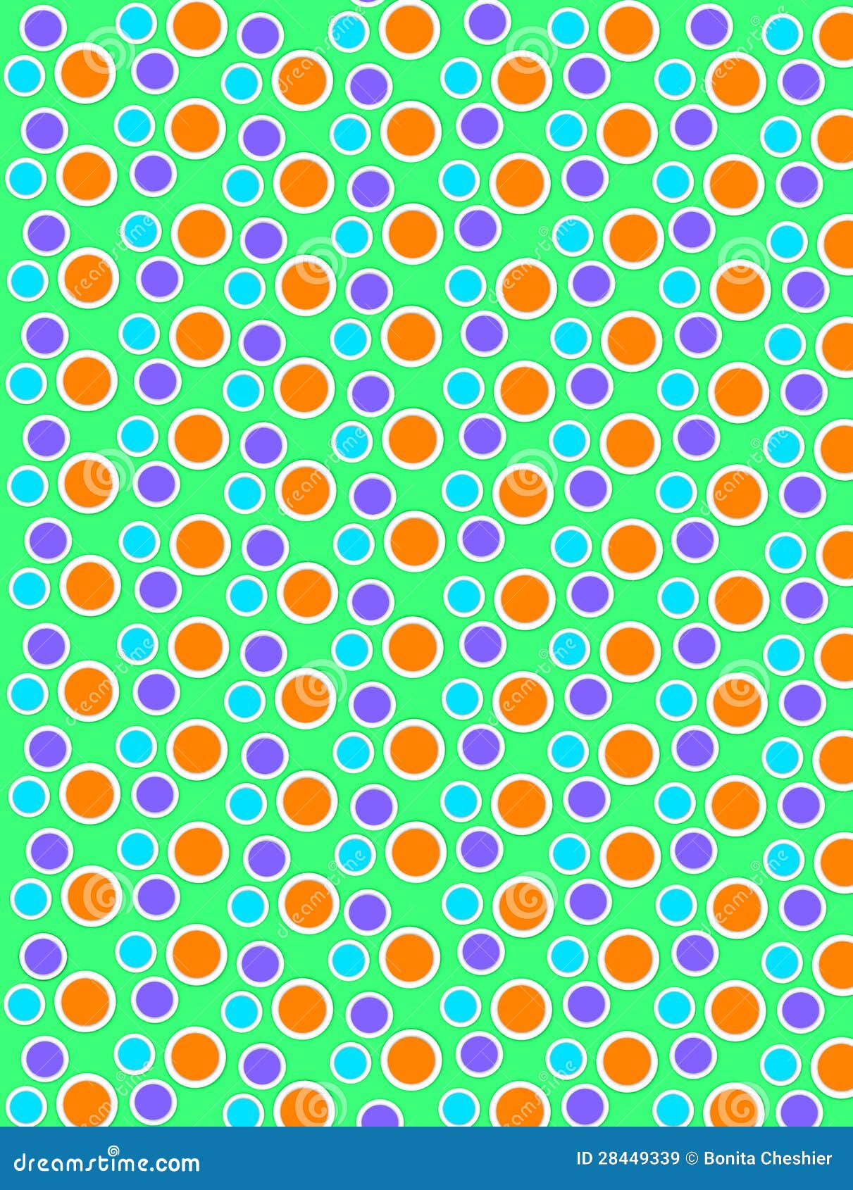 Colored Dots on White Dots Bright Green Stock Illustration ...