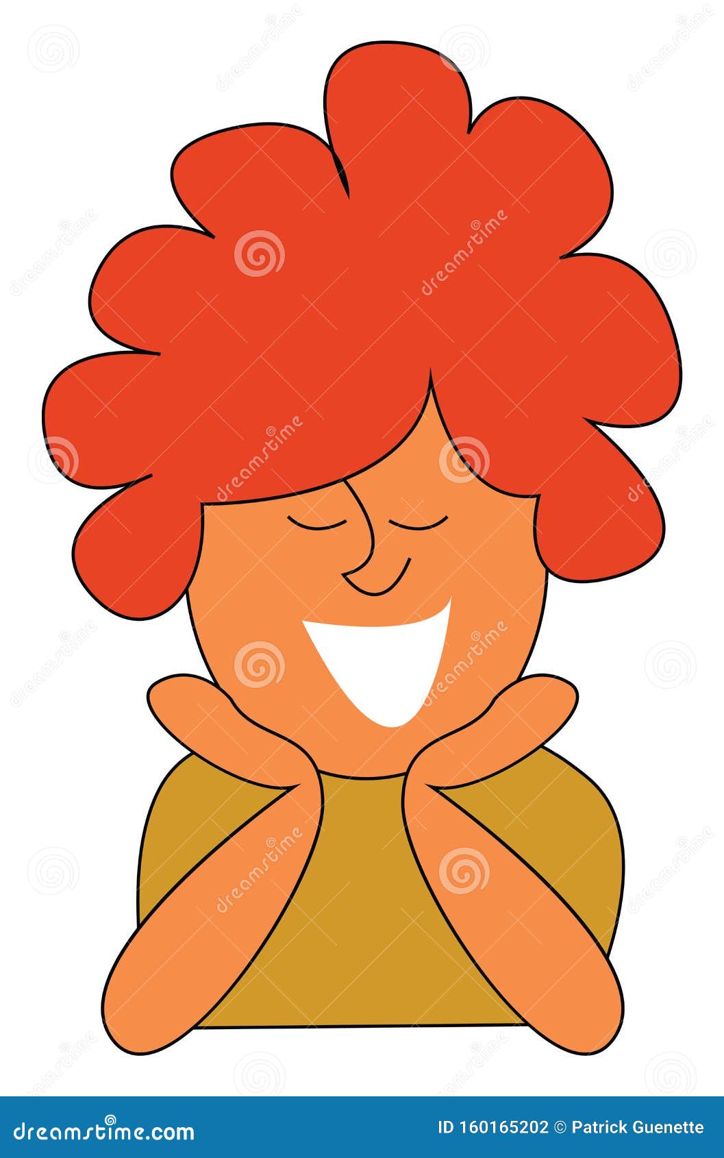 Happy Little Boy, Vector or Color Illustration Stock Vector ...