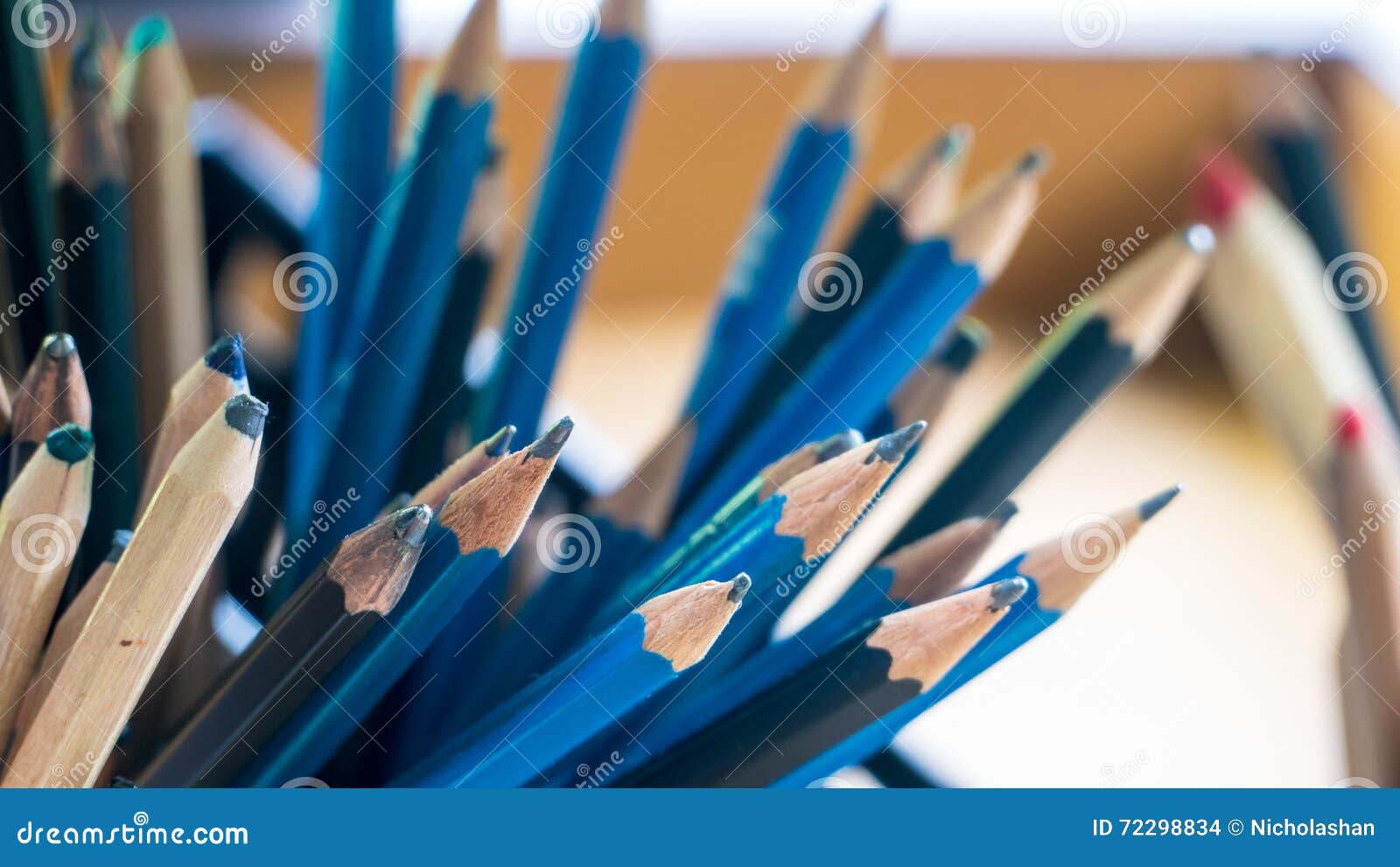 Colored Drawing Pencils in a Variety of Colors Stock Photo - Image of ...