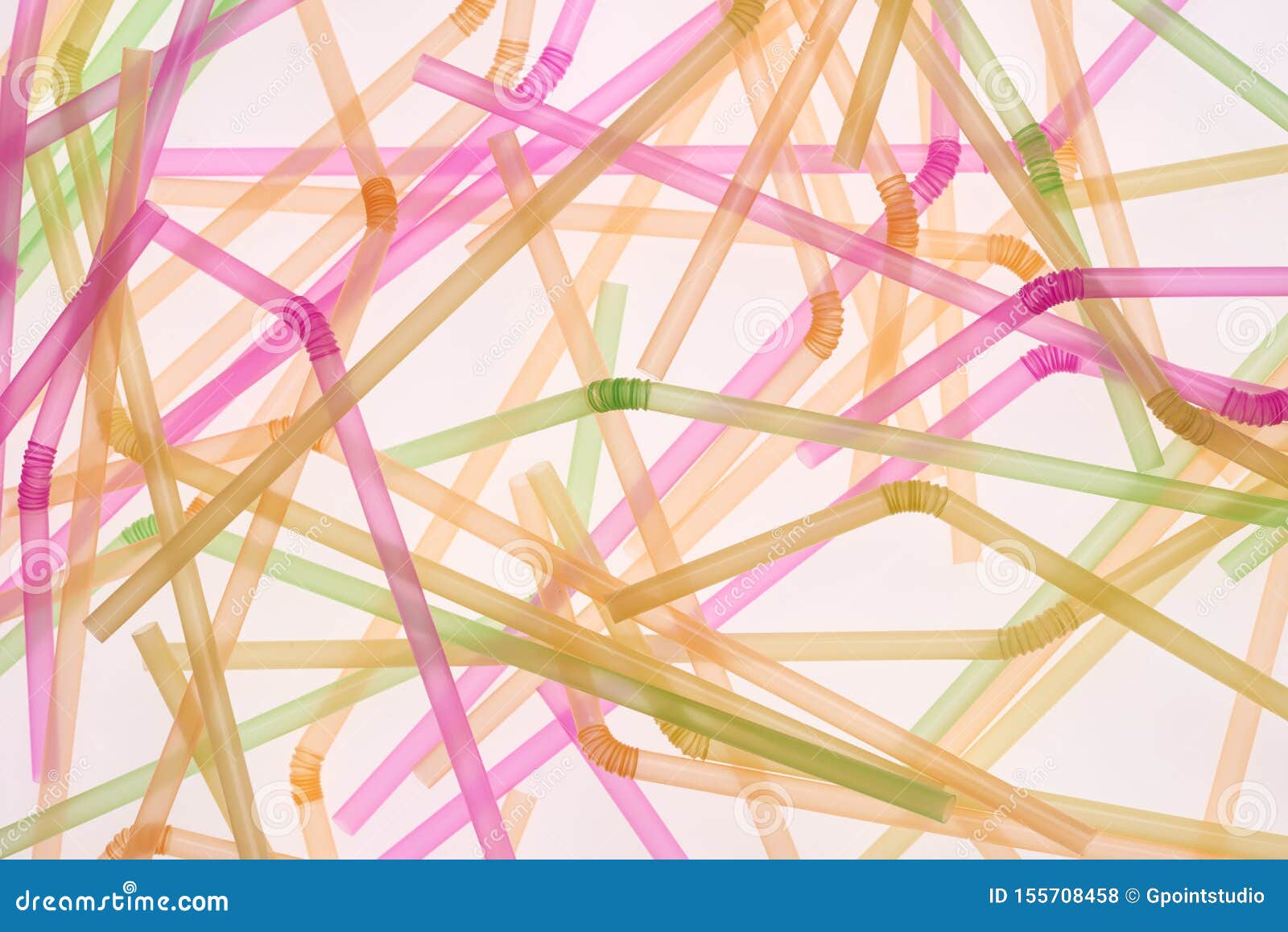 Colored drinking straws stock photo. Image of protection - 155708458