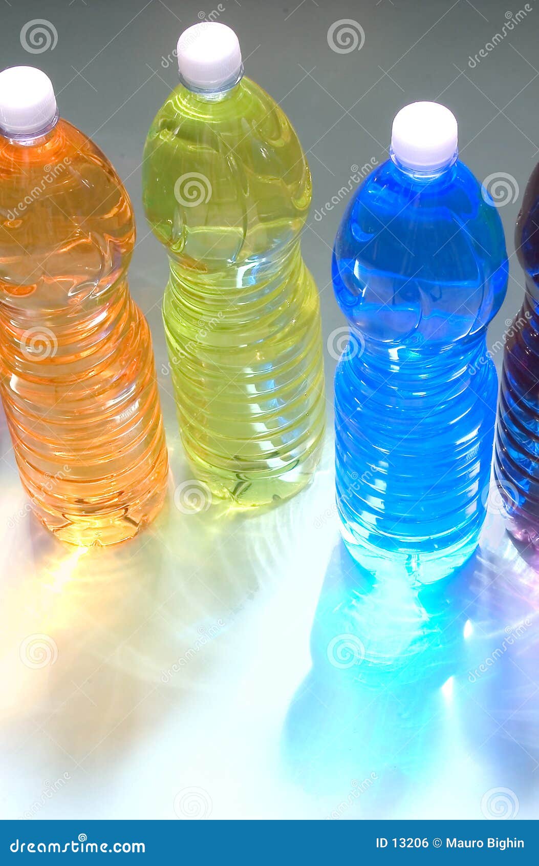 Colored Drinks - Plastic Bottles Stock Photo - Image of colour, bottle ...
