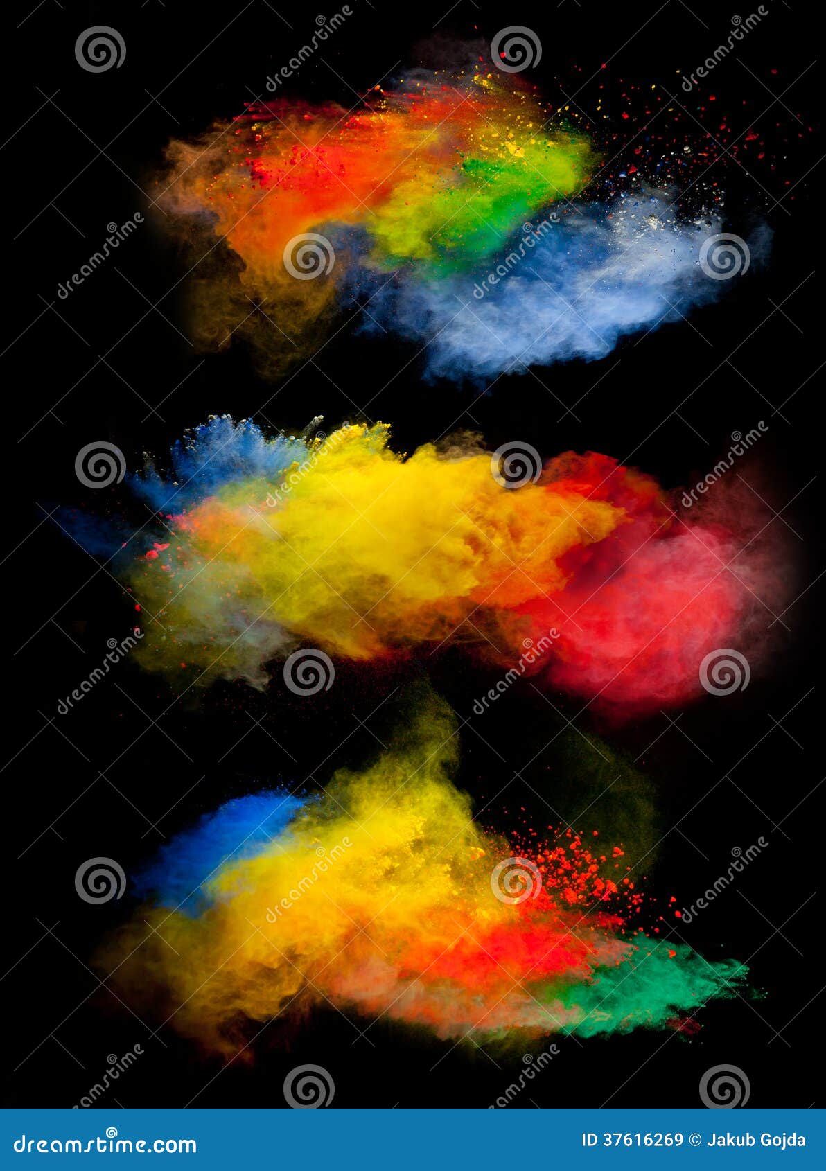 Colored dust stock image. Image of isolated, creative - 37616269